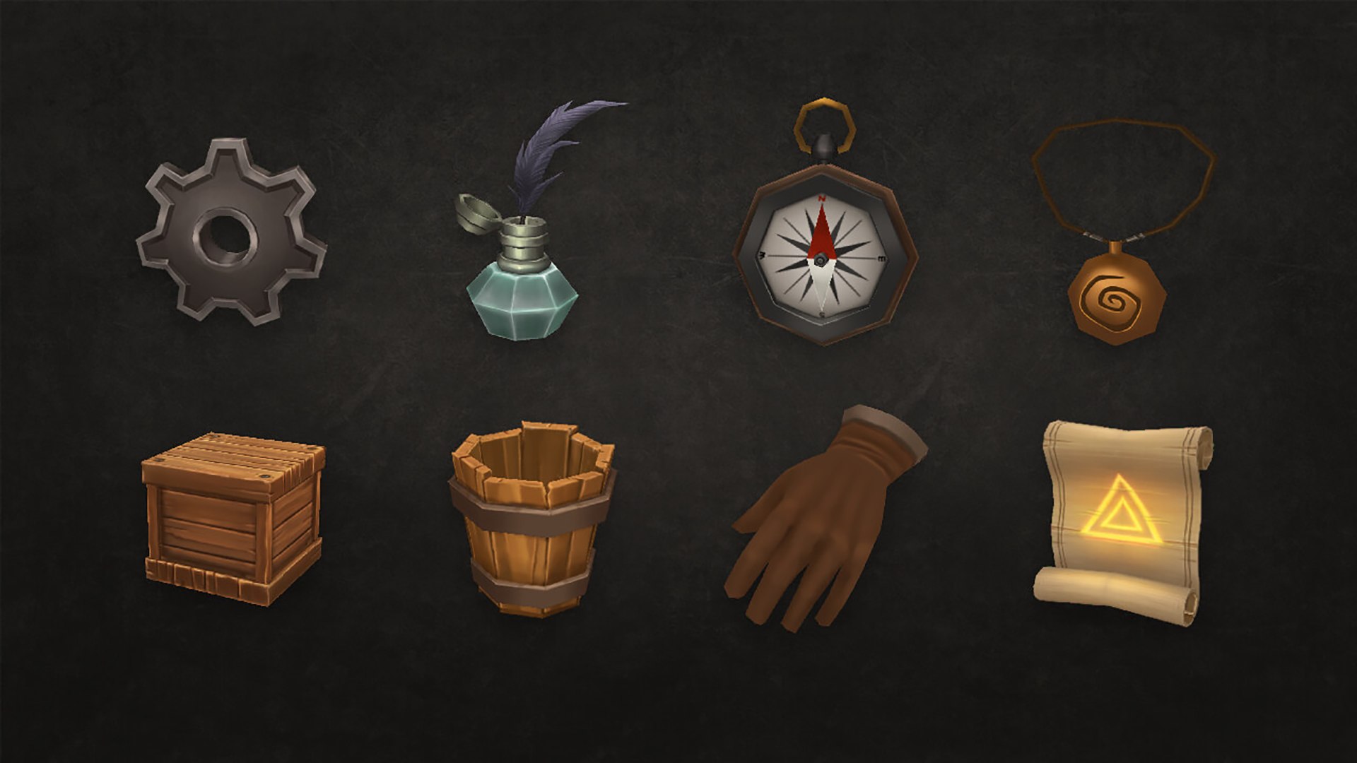 3D Prop - RPG Icons 100 Model - TurboSquid 2359659