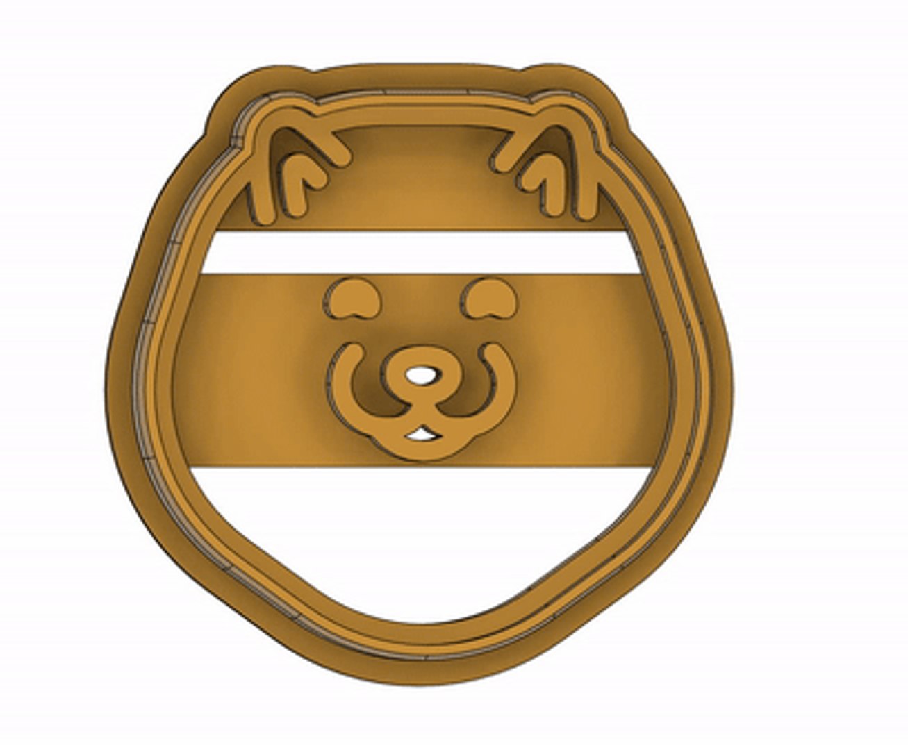 POMERANIAN COOKIE CUTTER 3D - TurboSquid 2224306