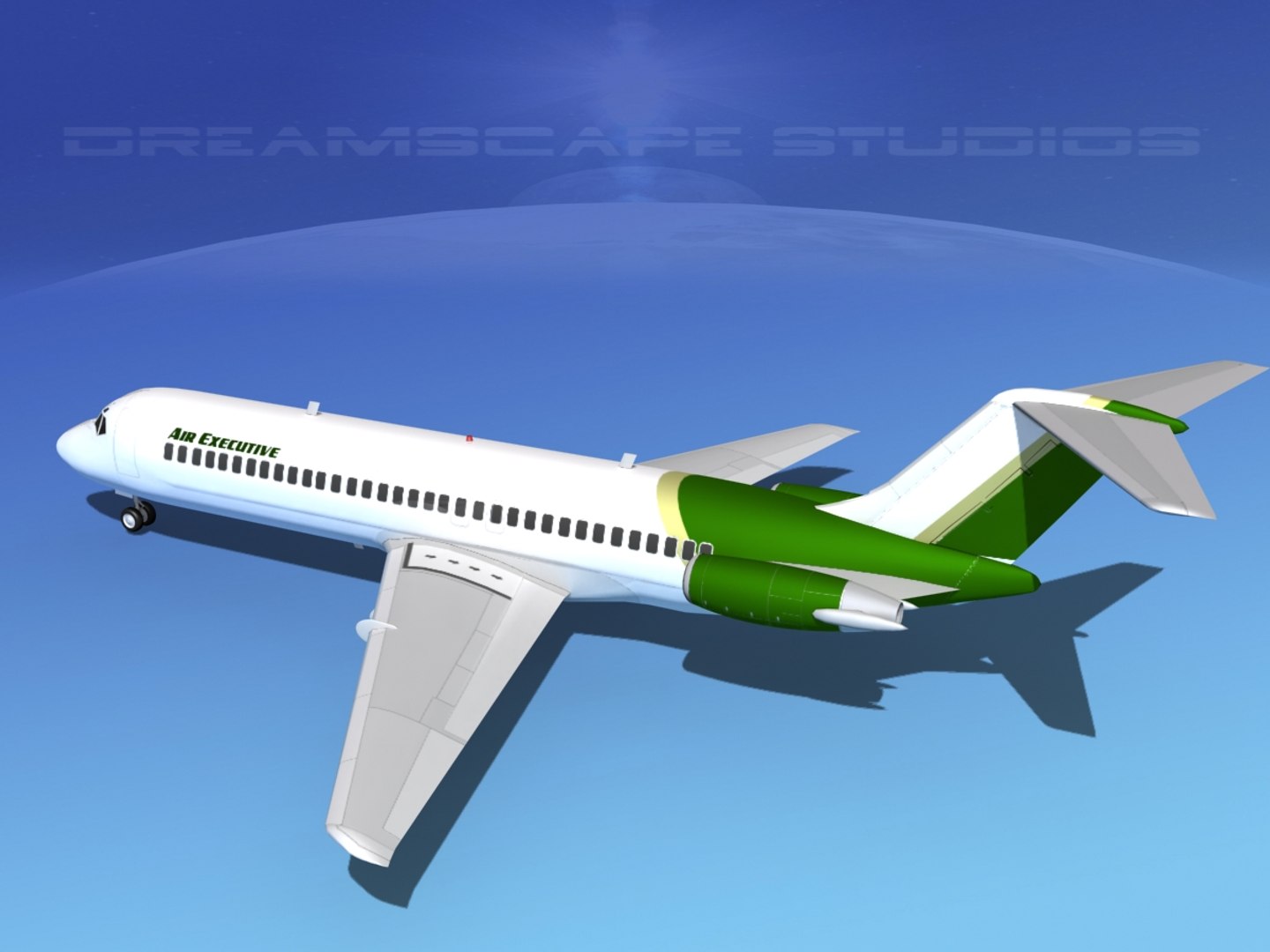 3d Series Dc-9 Model