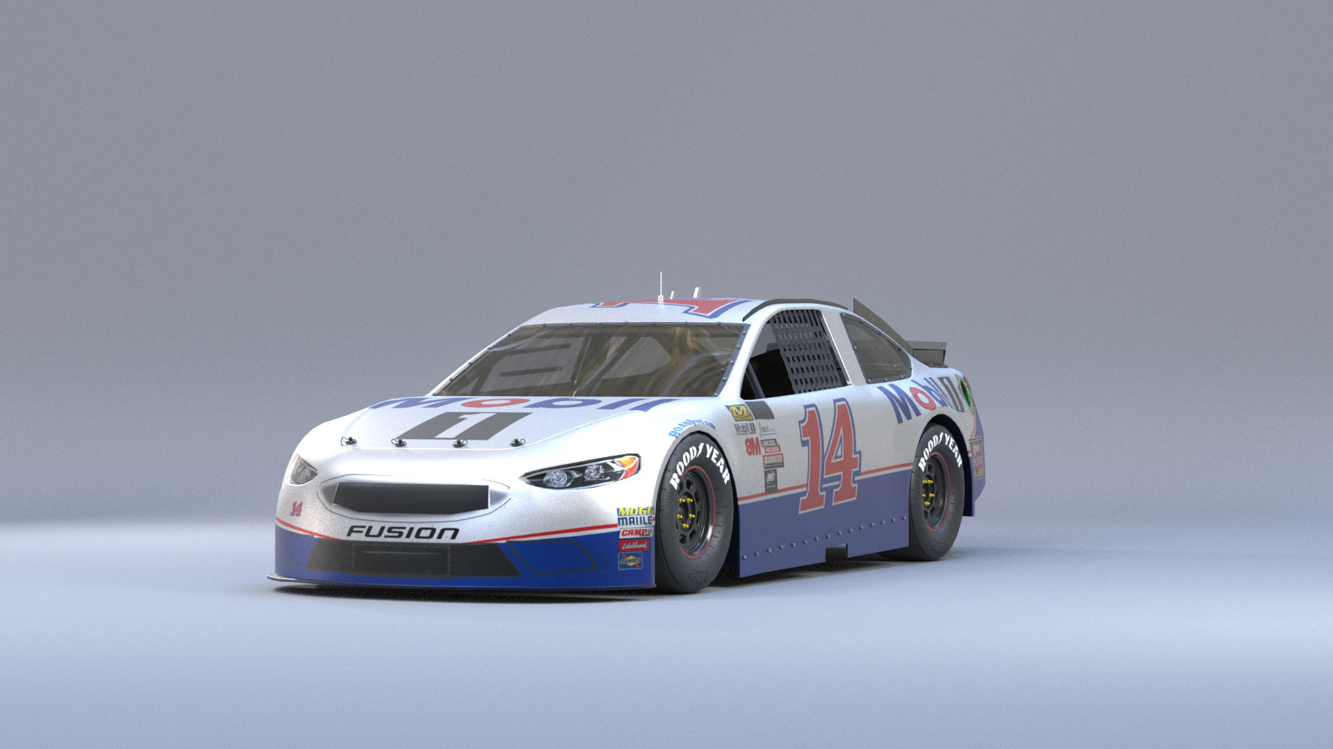 NASCAR Mobll Car Model - TurboSquid 2019371