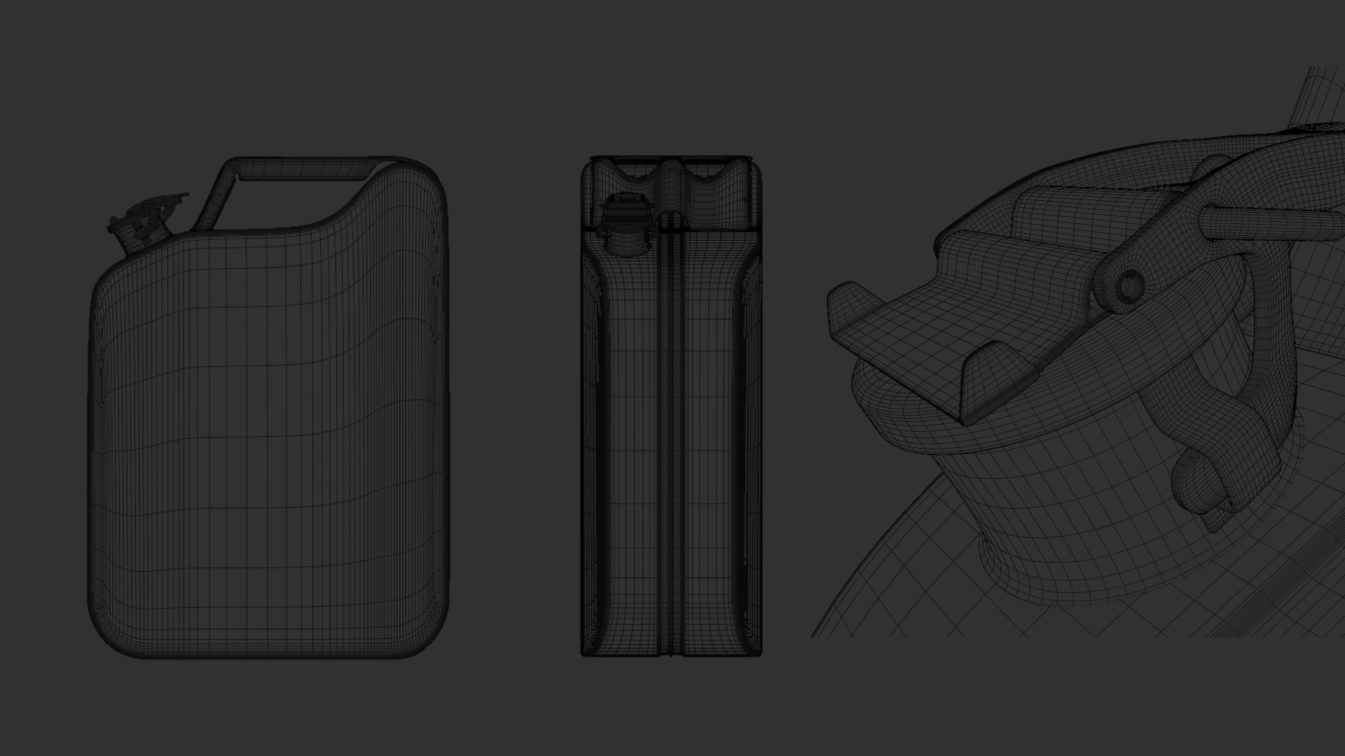 3D Steel Jerry Can 20l - TurboSquid 2193229