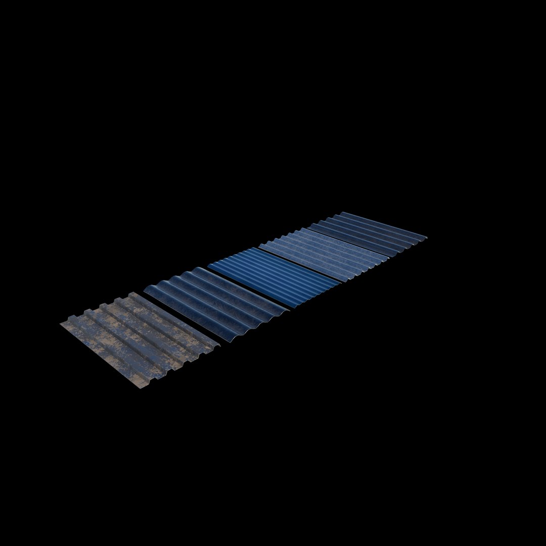 Roofing Sheet 3D - TurboSquid 2398972