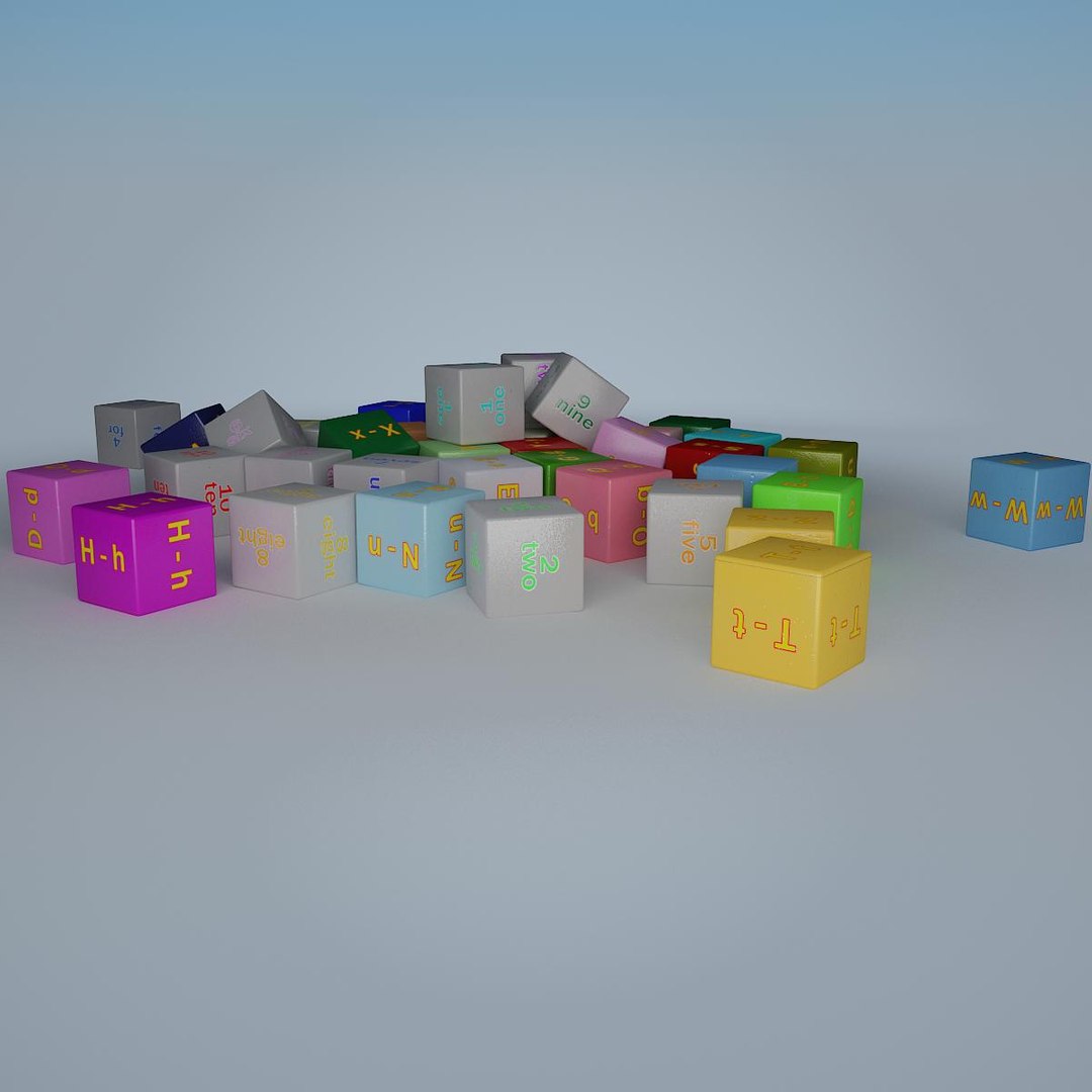 Alphabet Number Cube 3 Max