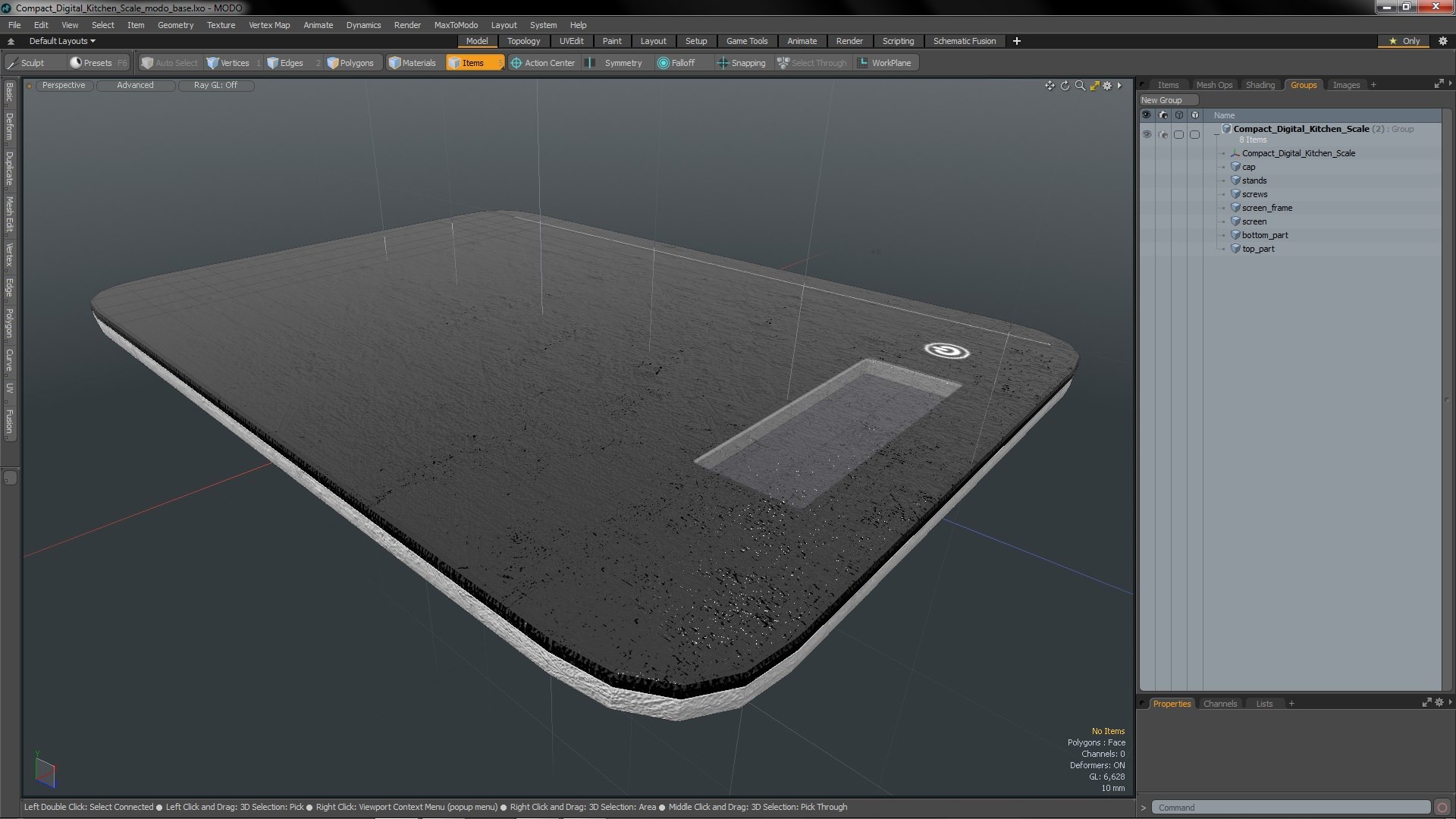 3D Compact Digital Kitchen Scale Model - TurboSquid 2086229