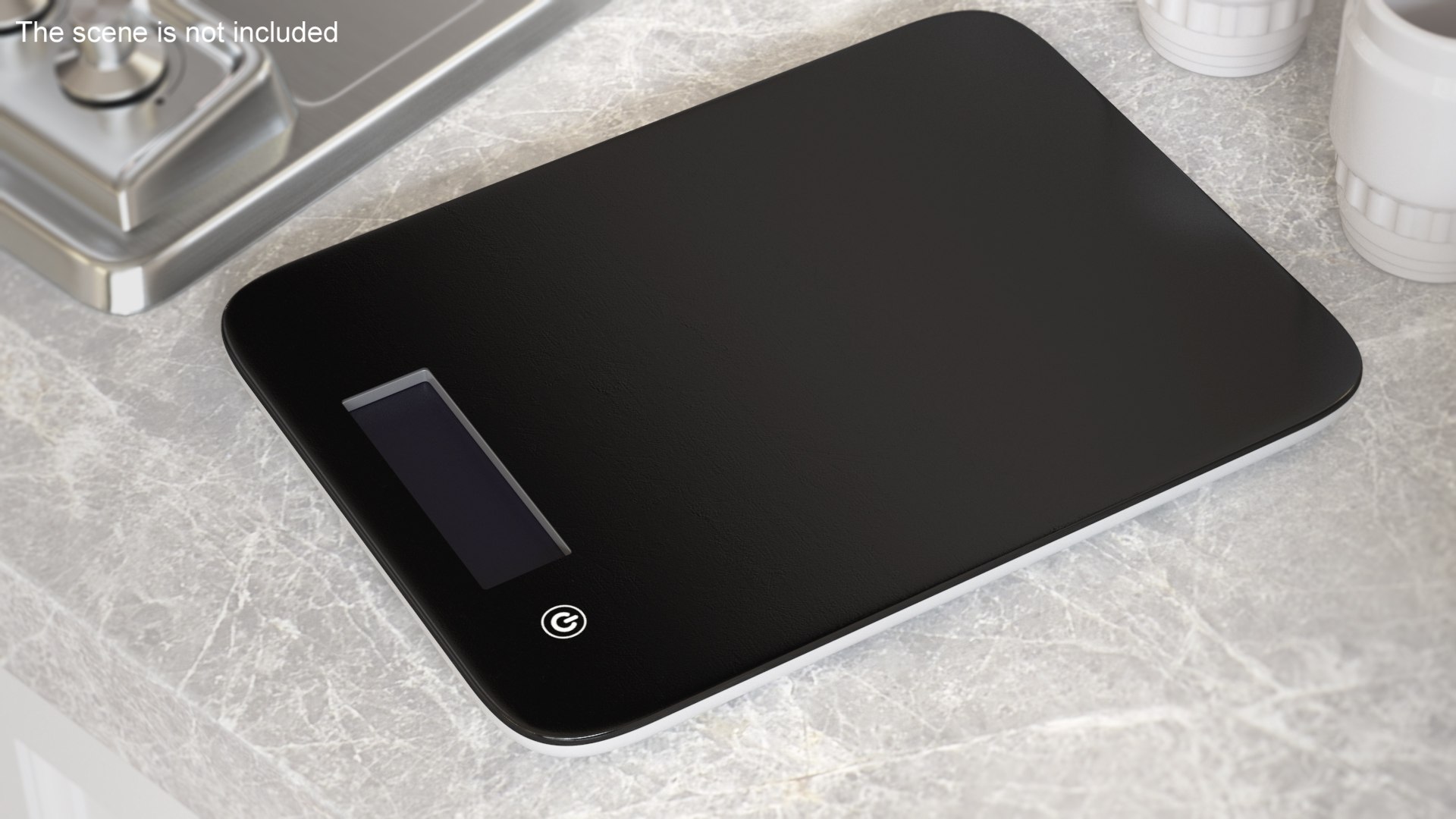 3D Compact Digital Kitchen Scale Model - TurboSquid 2086229
