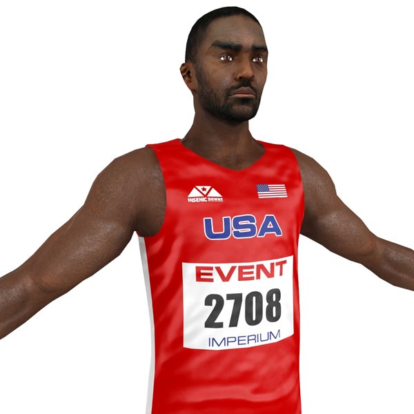 3D sprinter athlete model - TurboSquid 1302406