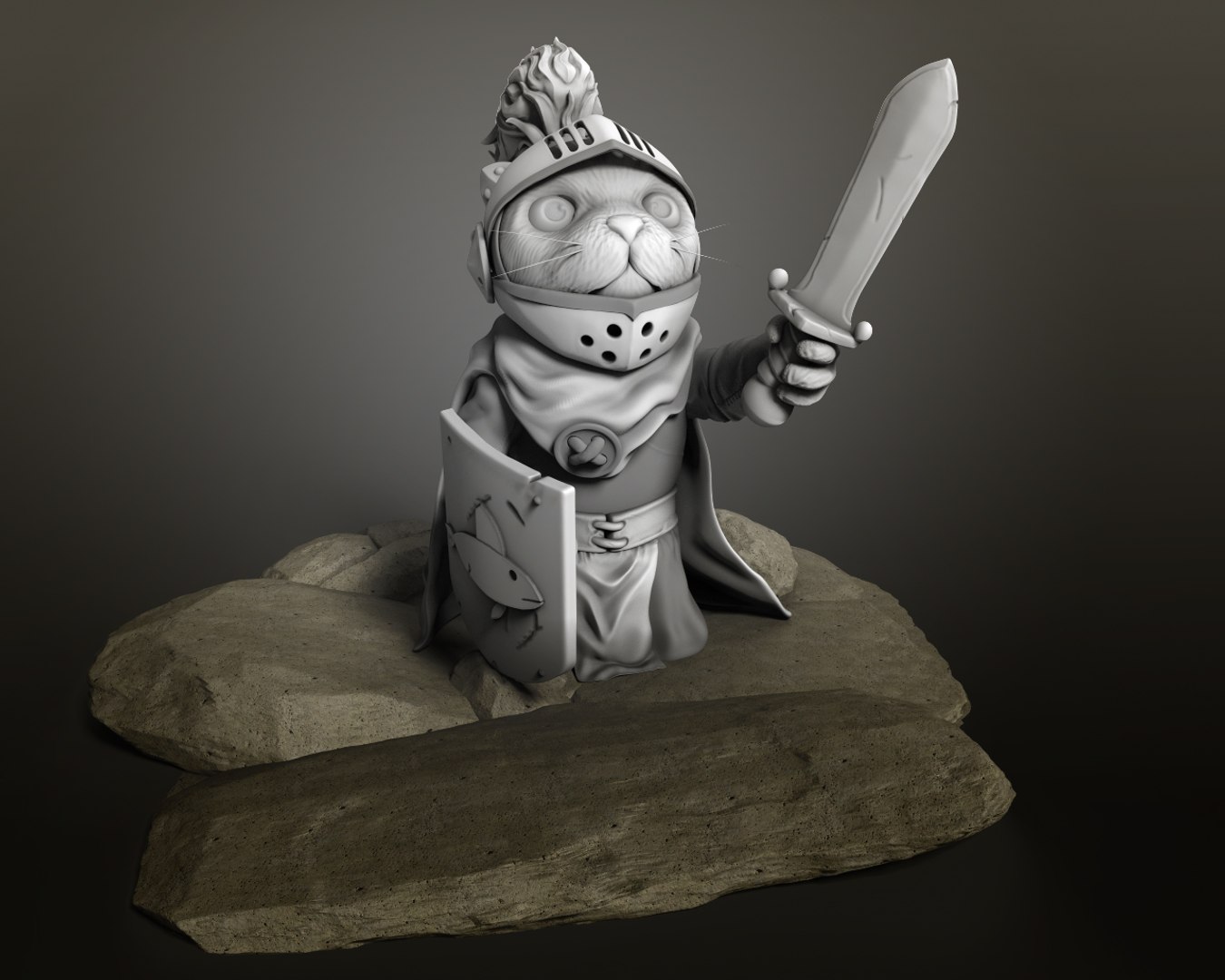 Armor Cat 3D - TurboSquid 1214752