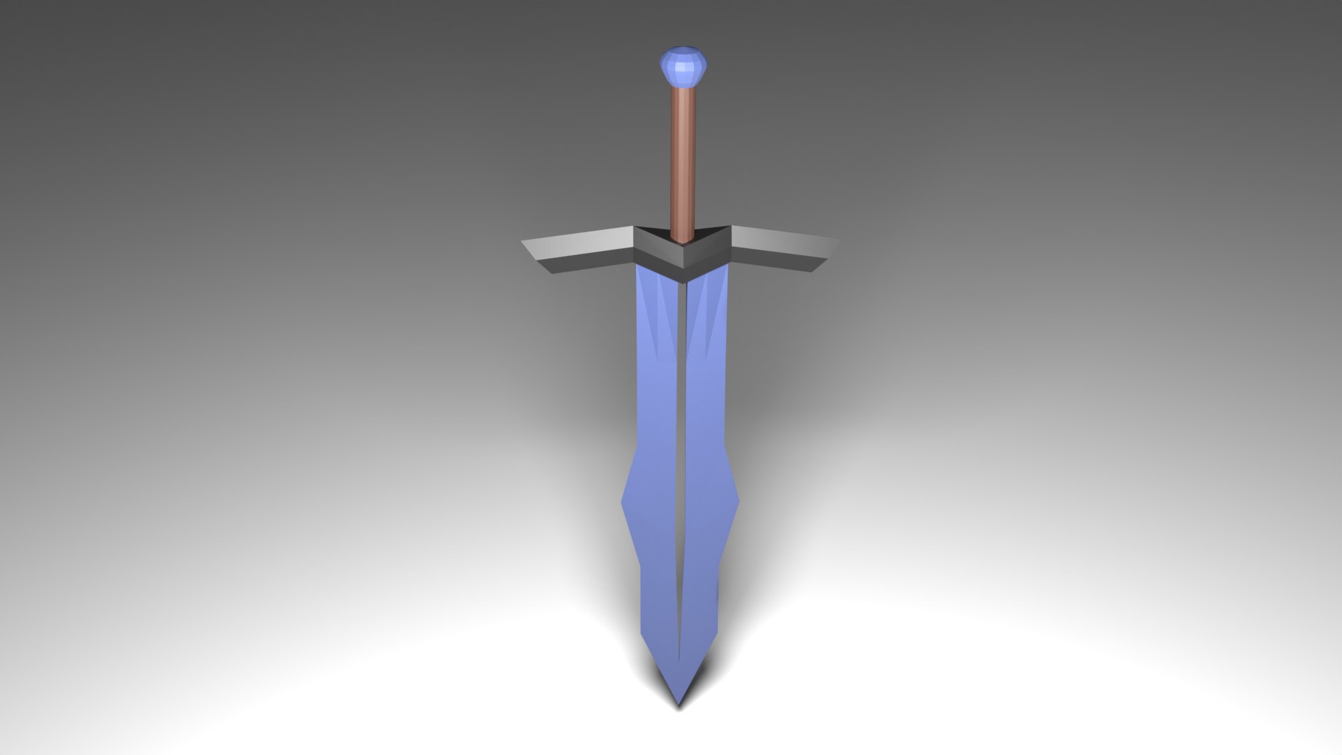 Lowpoly Fantasy Broadsword 3D - TurboSquid 1941370