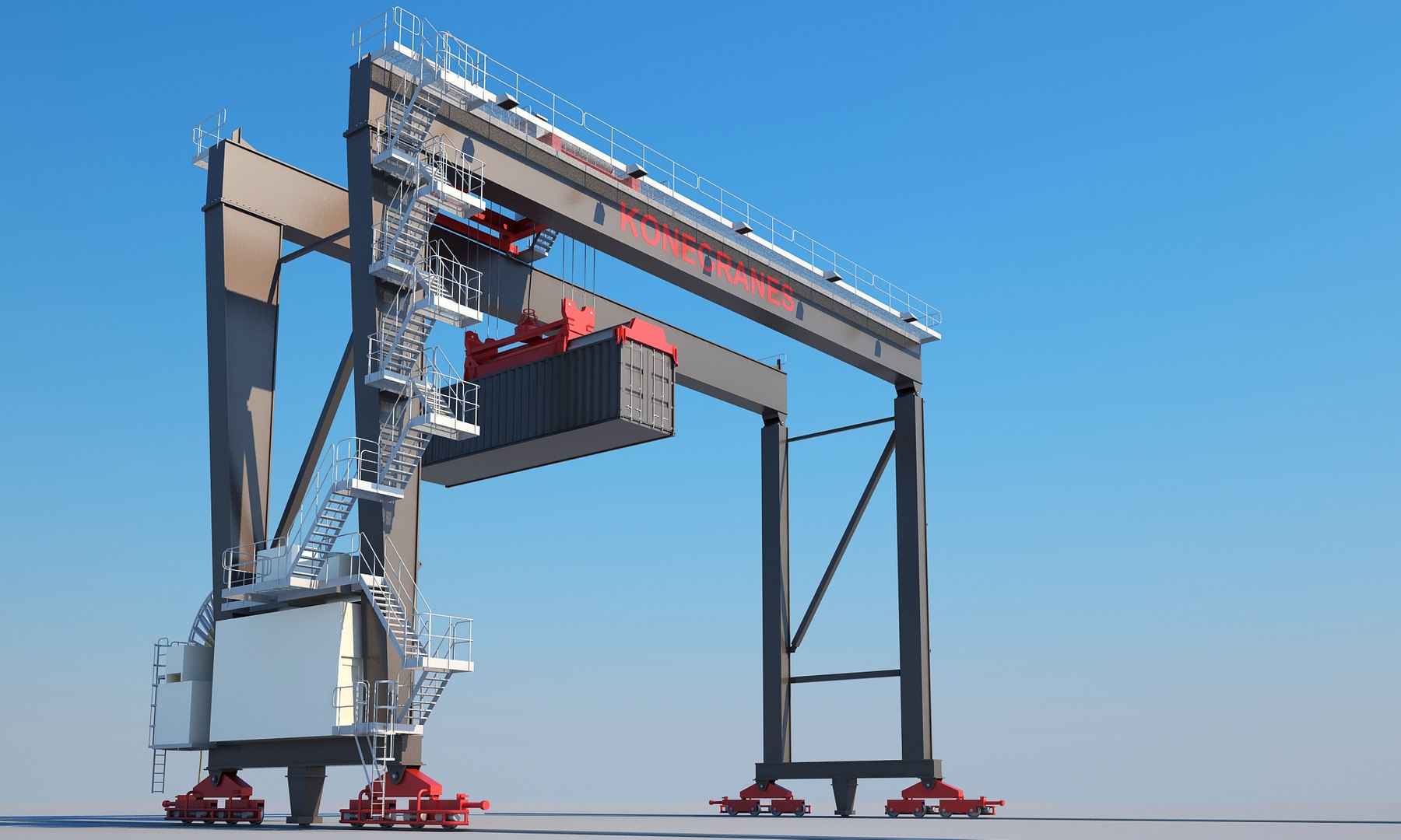 Gantry Crane 3D Model - TurboSquid 1595110