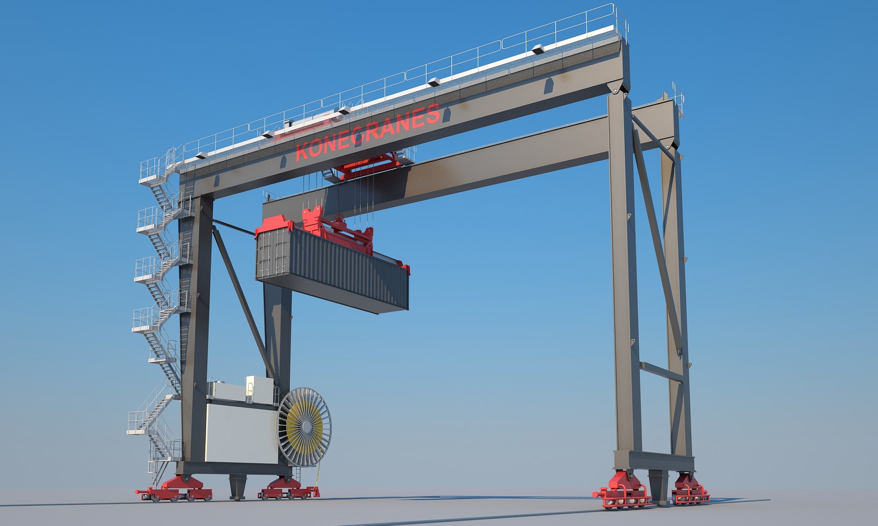 Gantry Crane 3D Model - TurboSquid 1595110