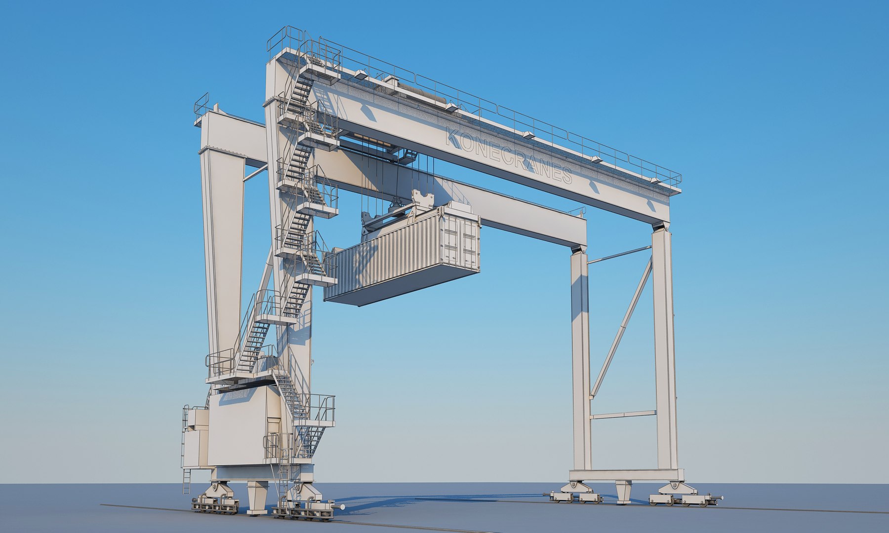 Gantry Crane 3D Model - TurboSquid 1595110