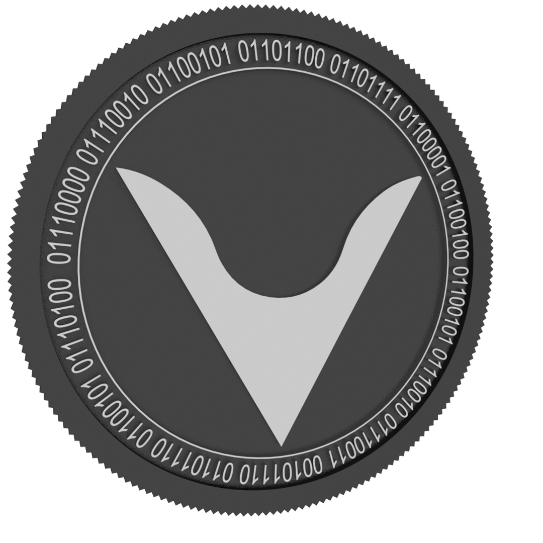 3D Veil Black Coin Model - TurboSquid 1581536