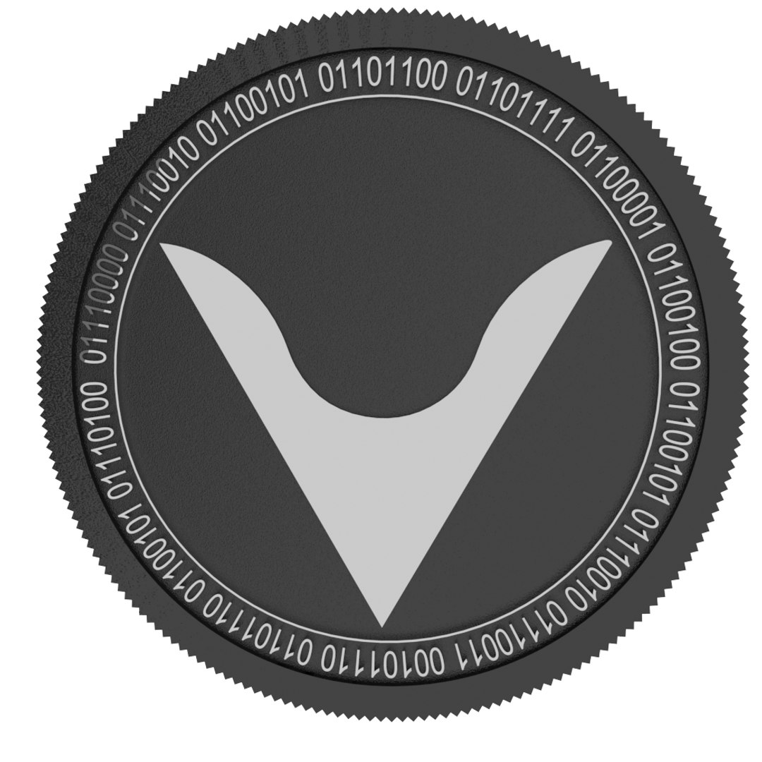 3D Veil Black Coin Model - TurboSquid 1581536
