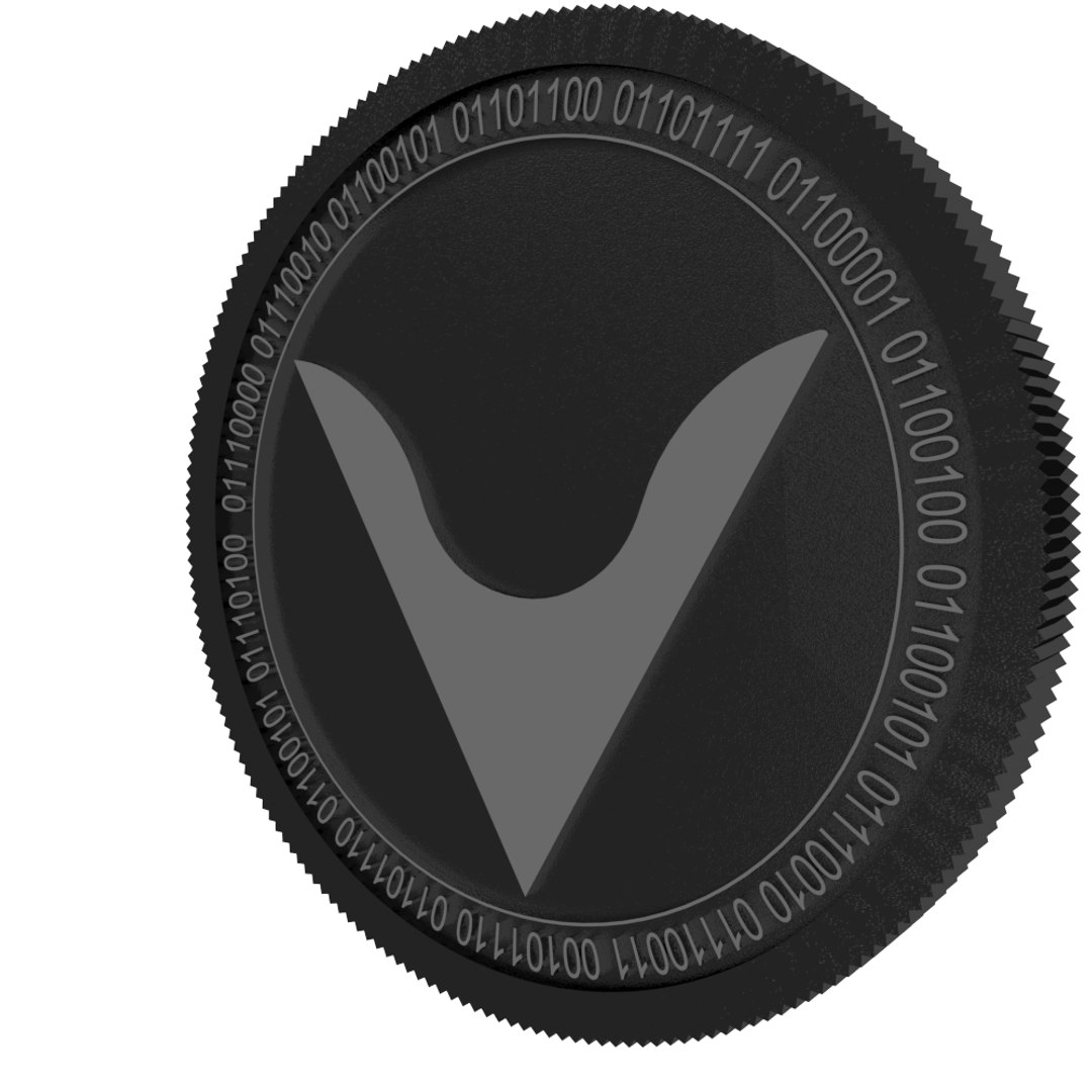 3D Veil Black Coin Model - TurboSquid 1581536