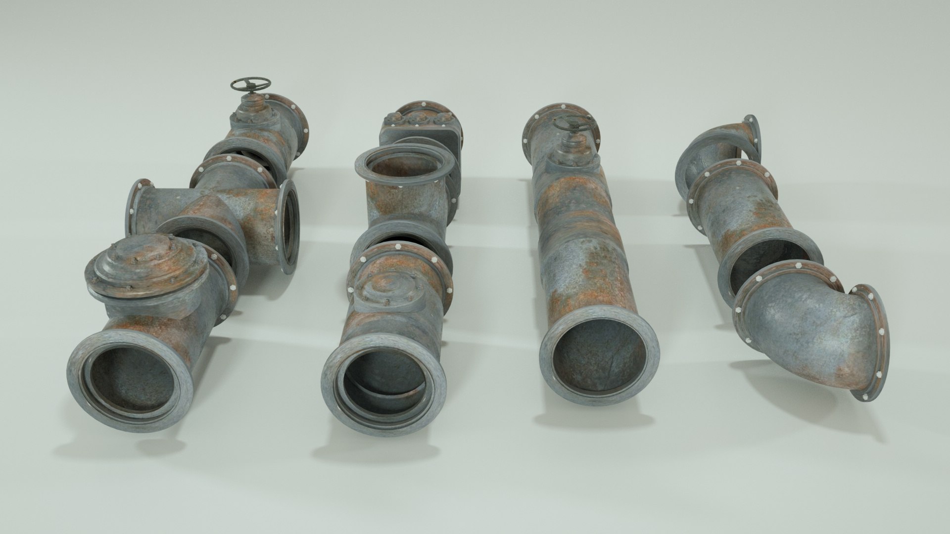 3D Model Modular Pipeline 3D Model - TurboSquid 2165810