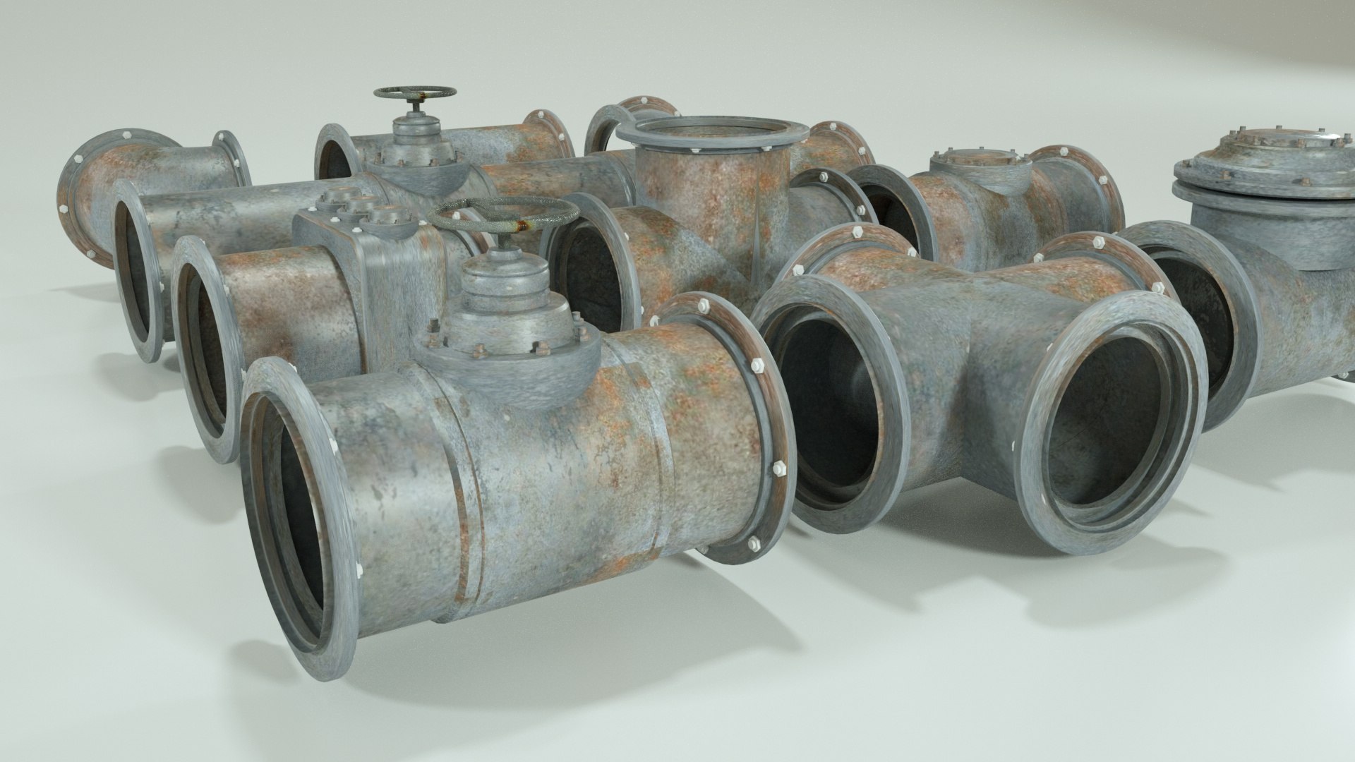 3D Model Modular Pipeline 3D Model - TurboSquid 2165810