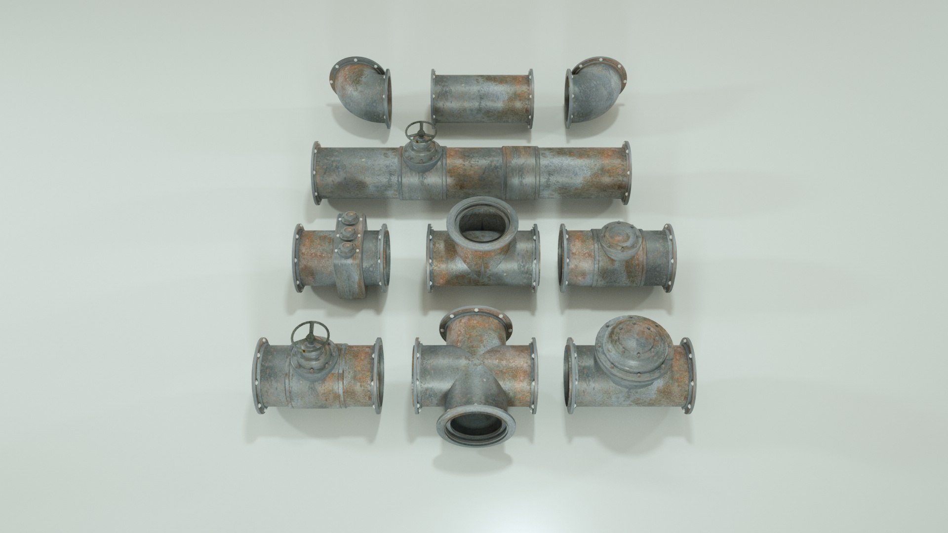 3D Model Modular Pipeline 3D Model - TurboSquid 2165810
