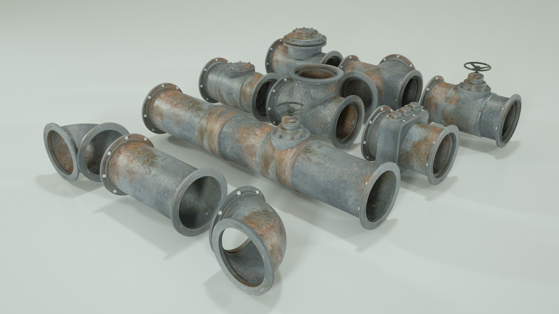 3D Model Modular Pipeline 3D Model - TurboSquid 2165810