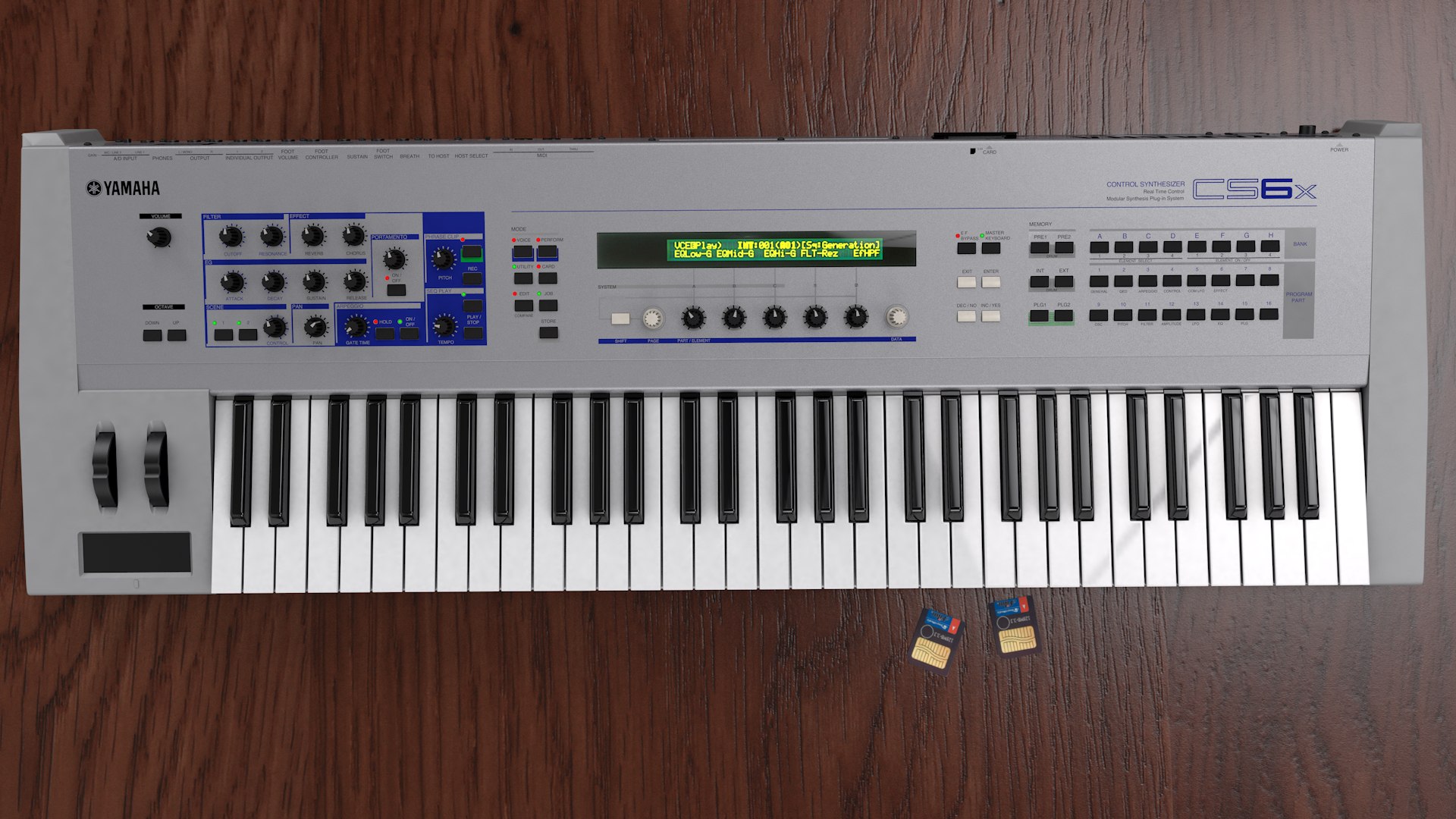 3D Yamaha CS6X SynthesizerMain - TurboSquid 1894101