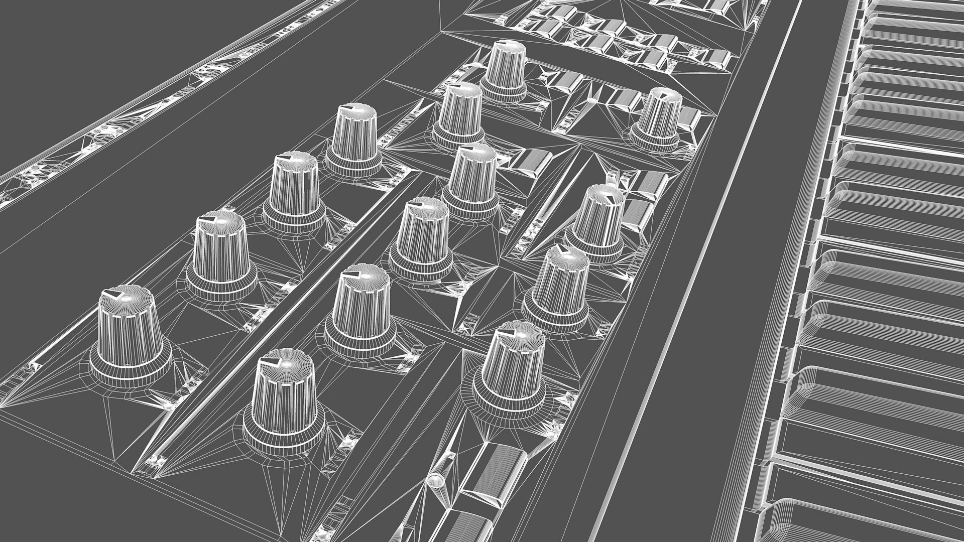 3D Yamaha CS6X SynthesizerMain - TurboSquid 1894101