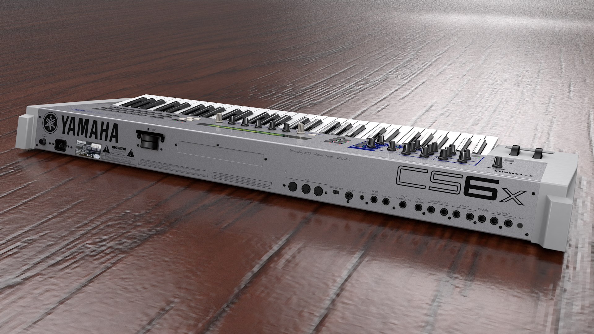 3D Yamaha CS6X SynthesizerMain - TurboSquid 1894101