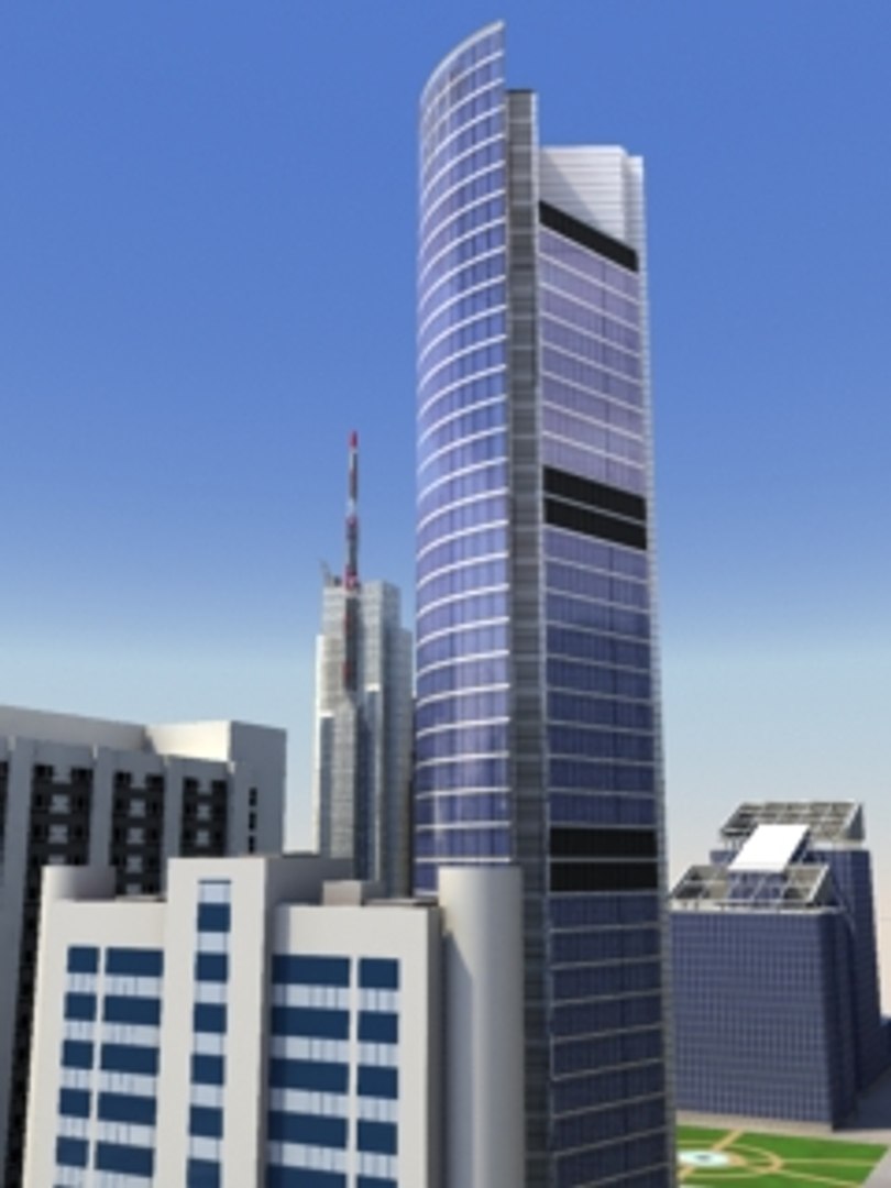 3d Model Of City Bloc