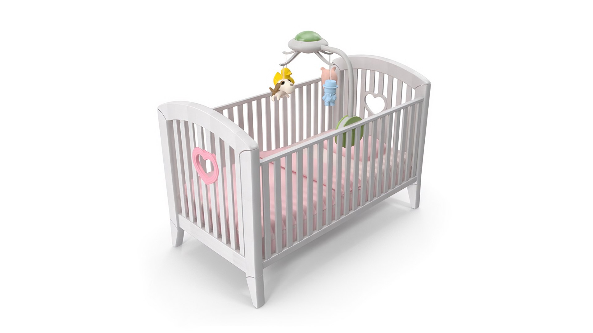 Baby Crib And Toys 3D Model - TurboSquid 2025756