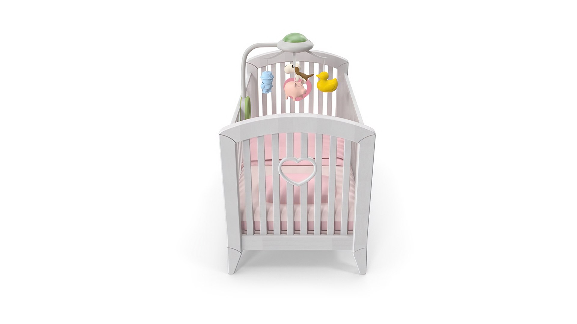 Baby Crib And Toys 3D model - TurboSquid 2025756
