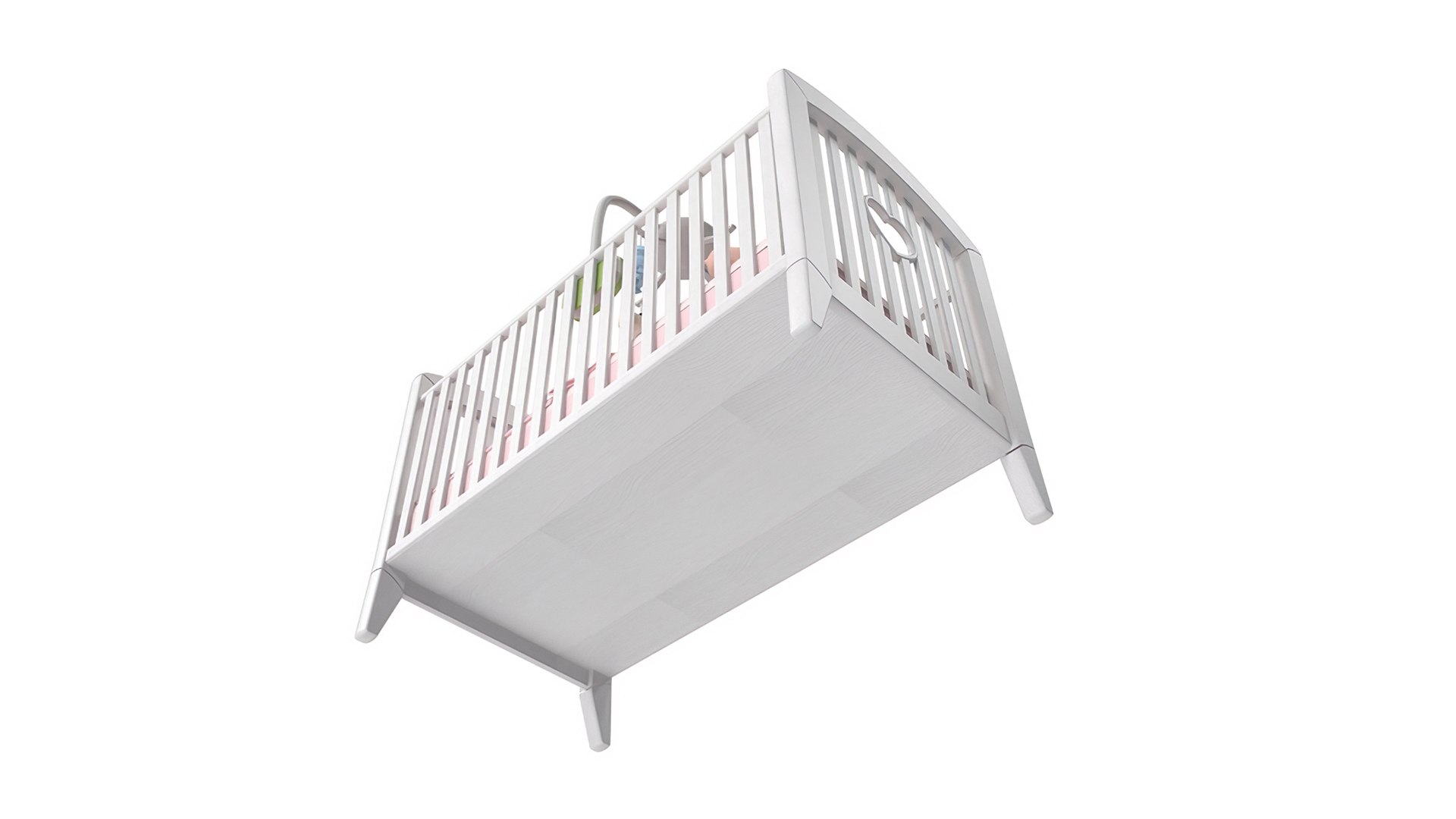 Baby Crib And Toys 3D Model - TurboSquid 2025756