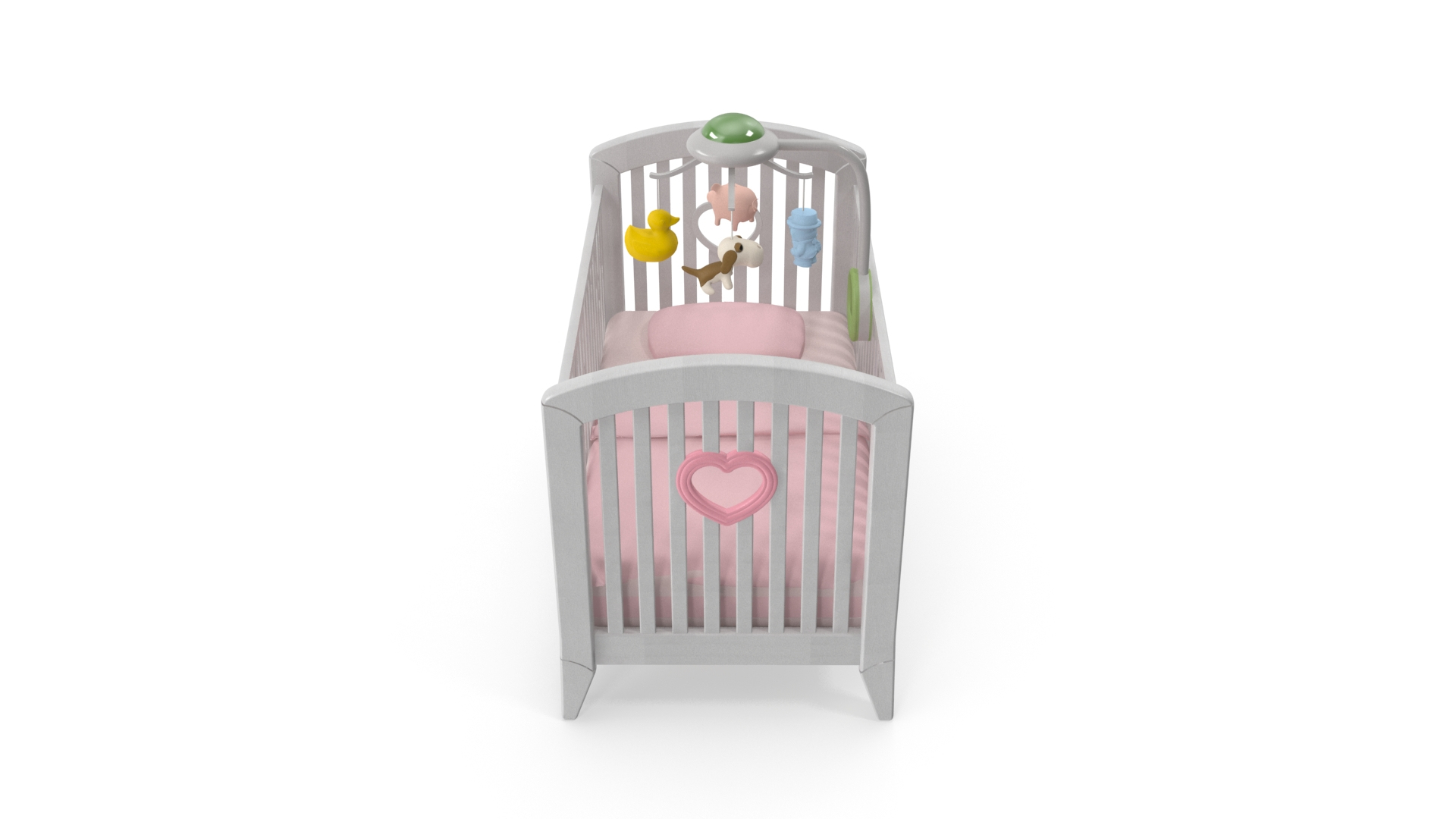 Baby Crib And Toys 3D Model - TurboSquid 2025756