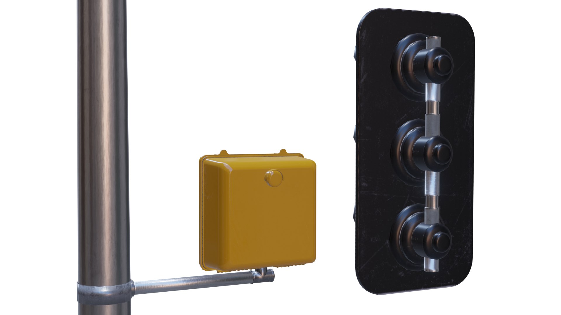 Ready Traffic Light Set 3D Model - TurboSquid 1467386