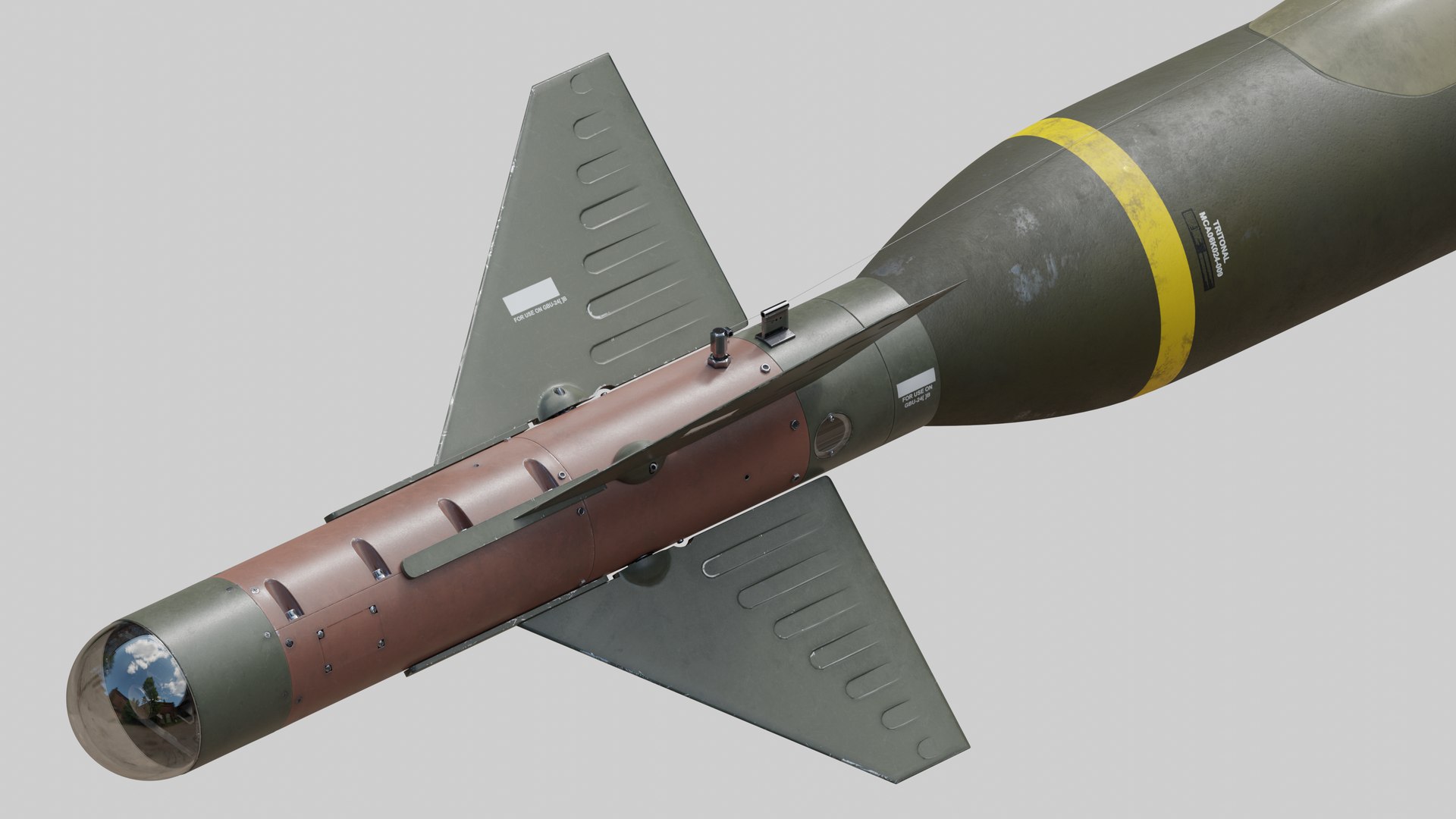 3D GBU-24B Paveway III USAF Model - TurboSquid 2156813