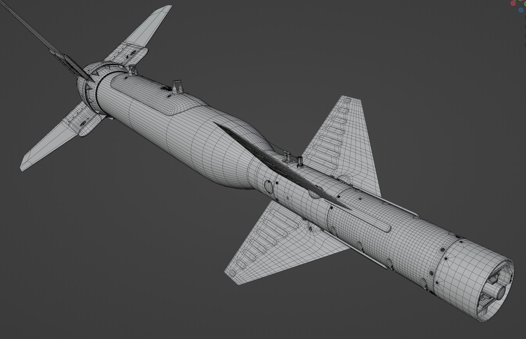 3D GBU-24B Paveway III USAF Model - TurboSquid 2156813