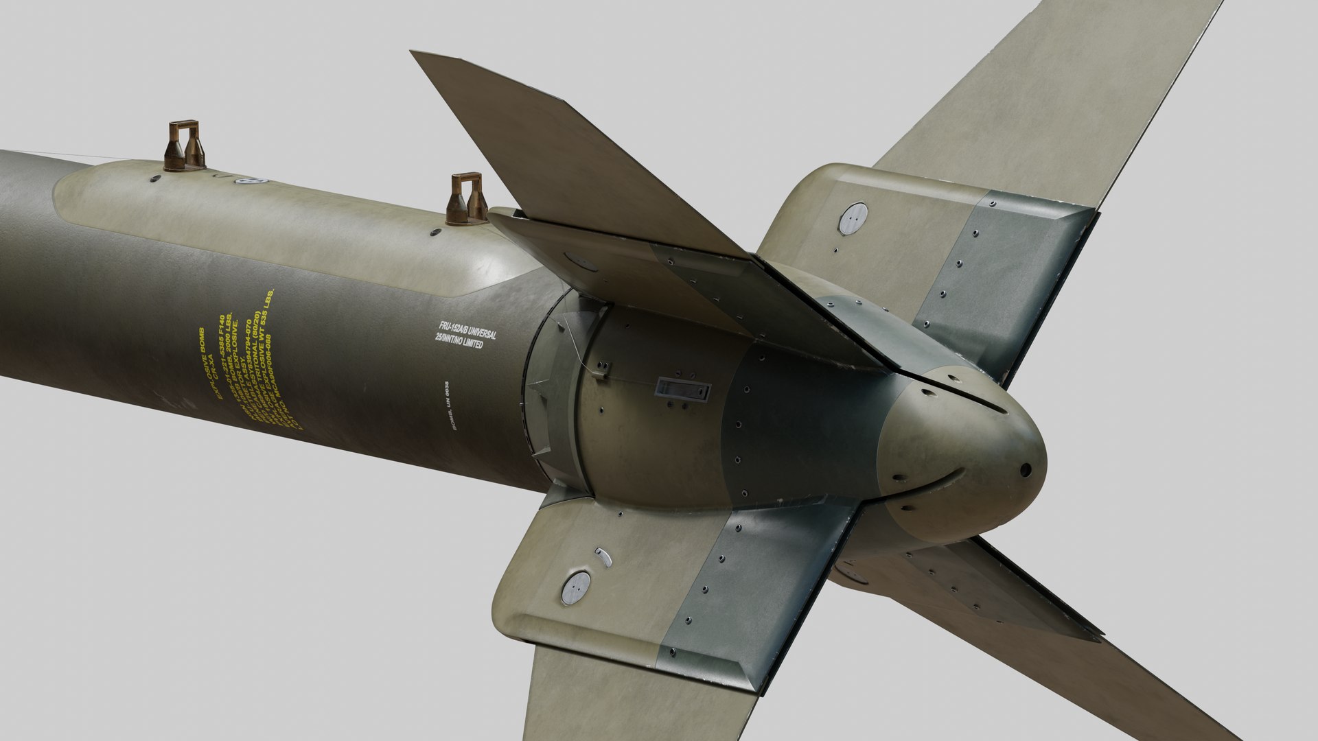 3D GBU-24B Paveway III USAF Model - TurboSquid 2156813