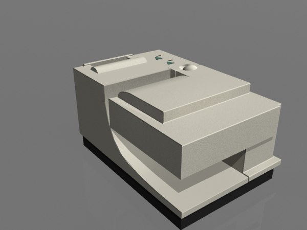 3d receipt machine