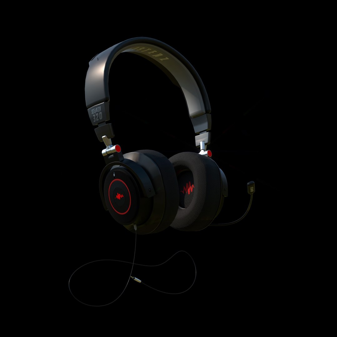 Gaming headset 3D model - TurboSquid 1389977