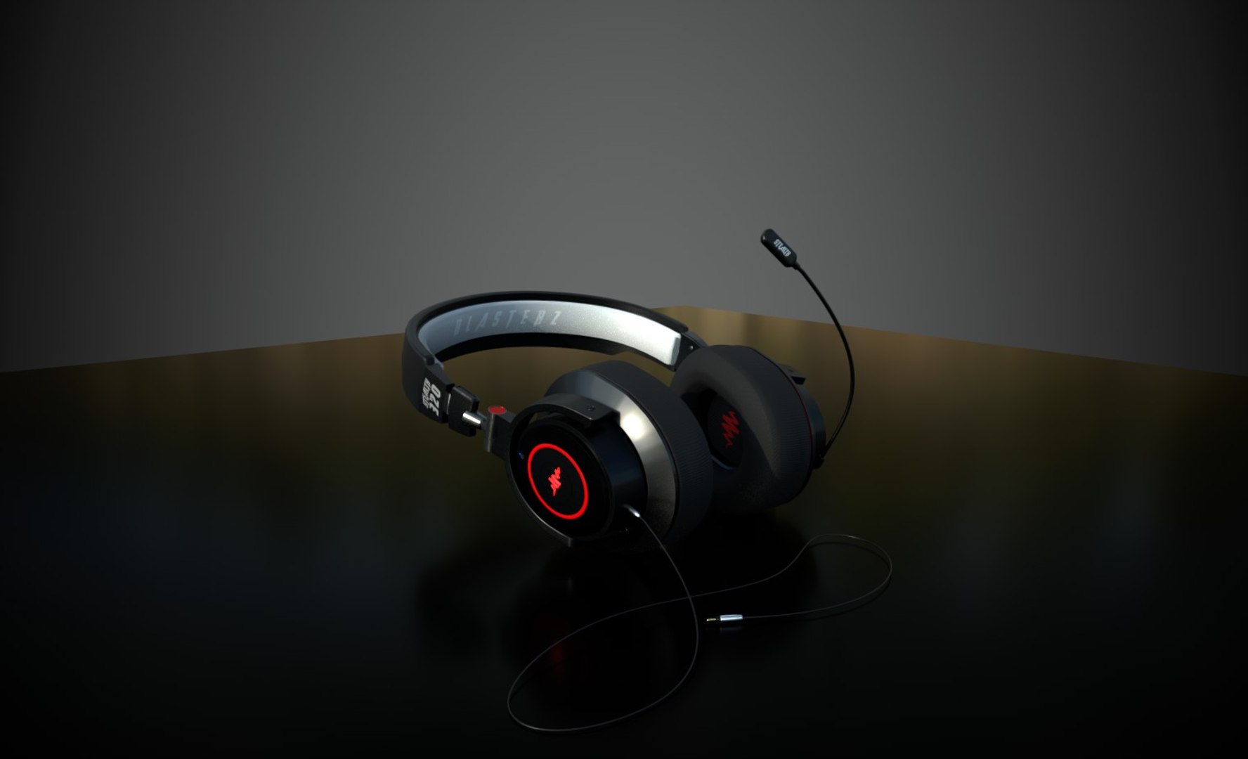 Gaming headset 3D model - TurboSquid 1389977