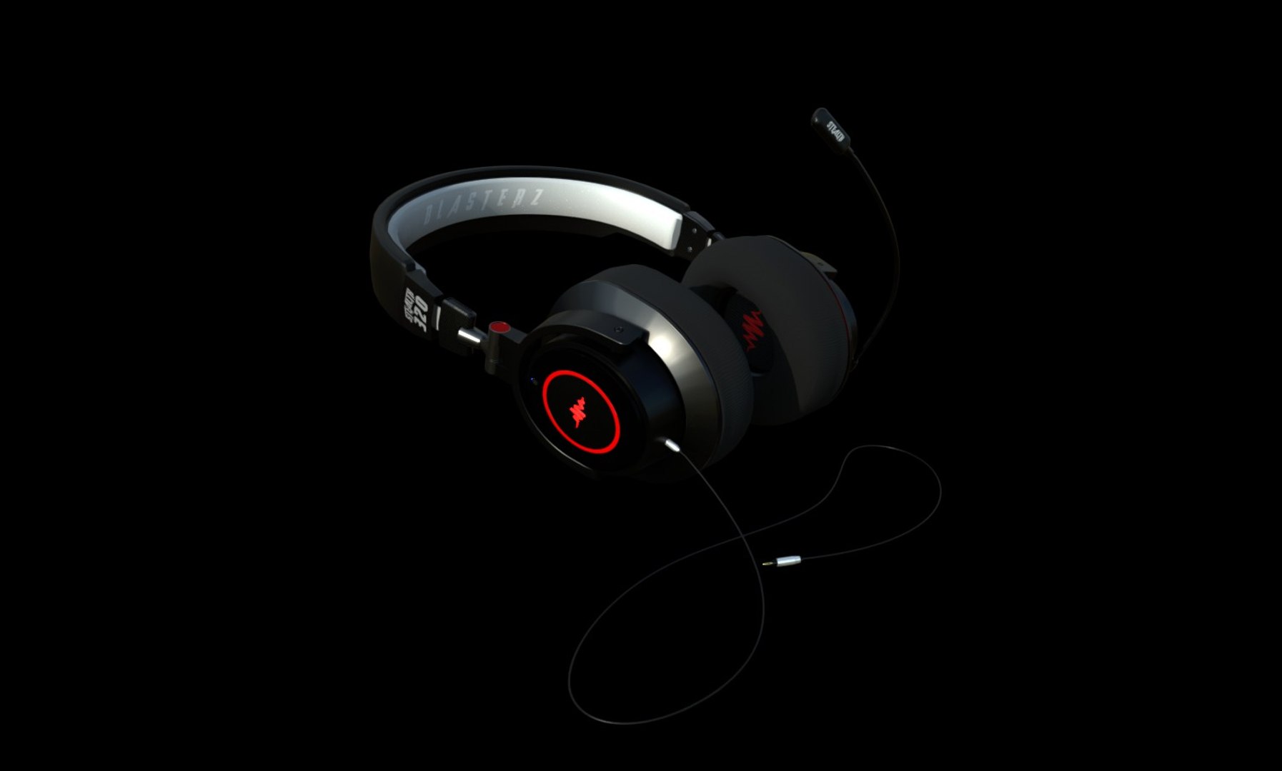 Gaming headset 3D model - TurboSquid 1389977