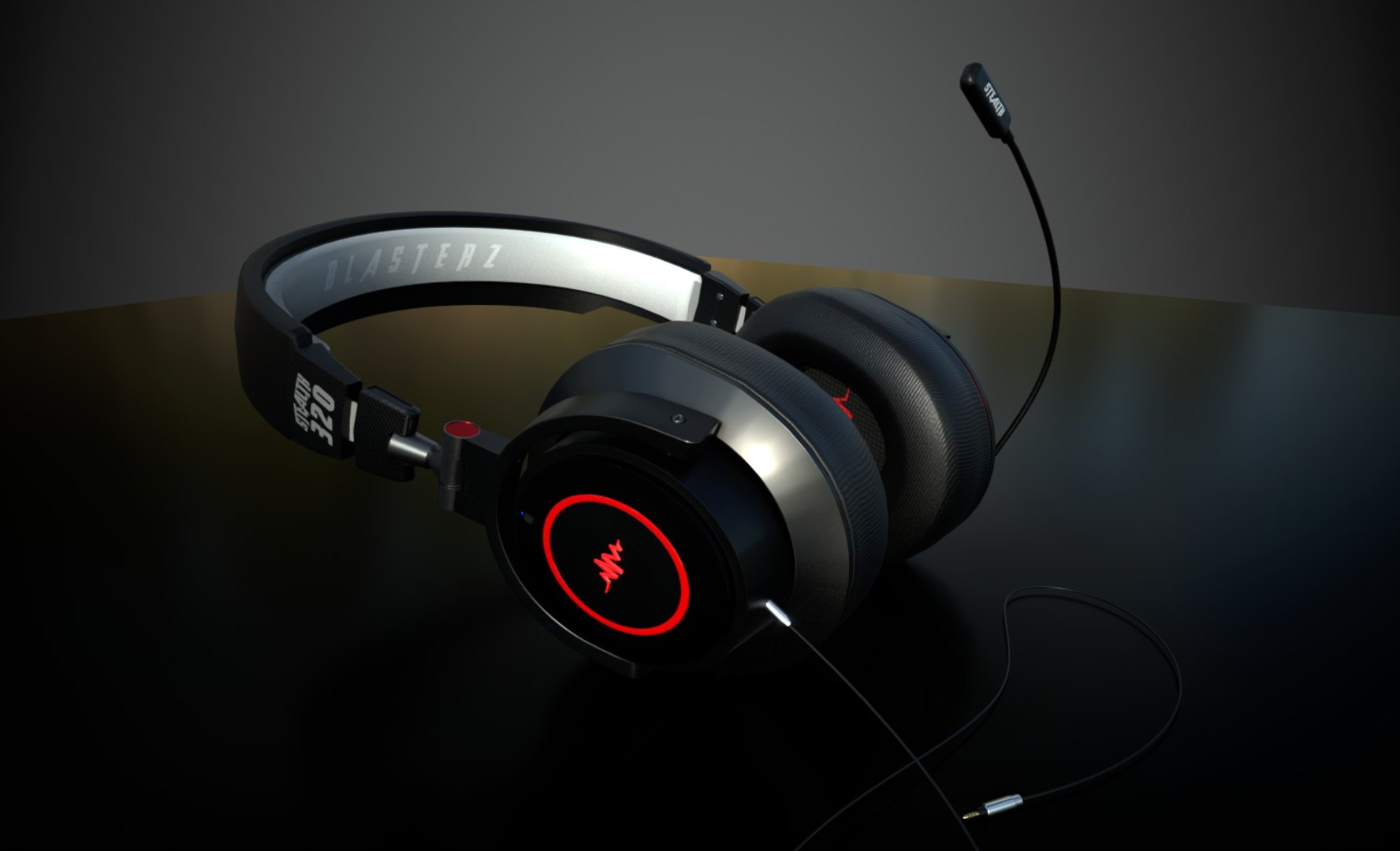 Gaming headset 3D model - TurboSquid 1389977