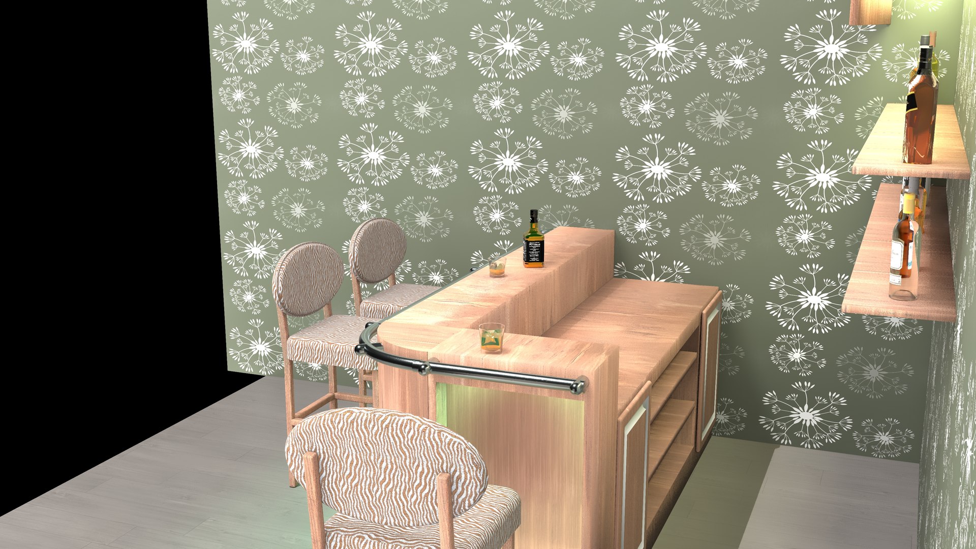 American Bar V2 Model - TurboSquid 1892312