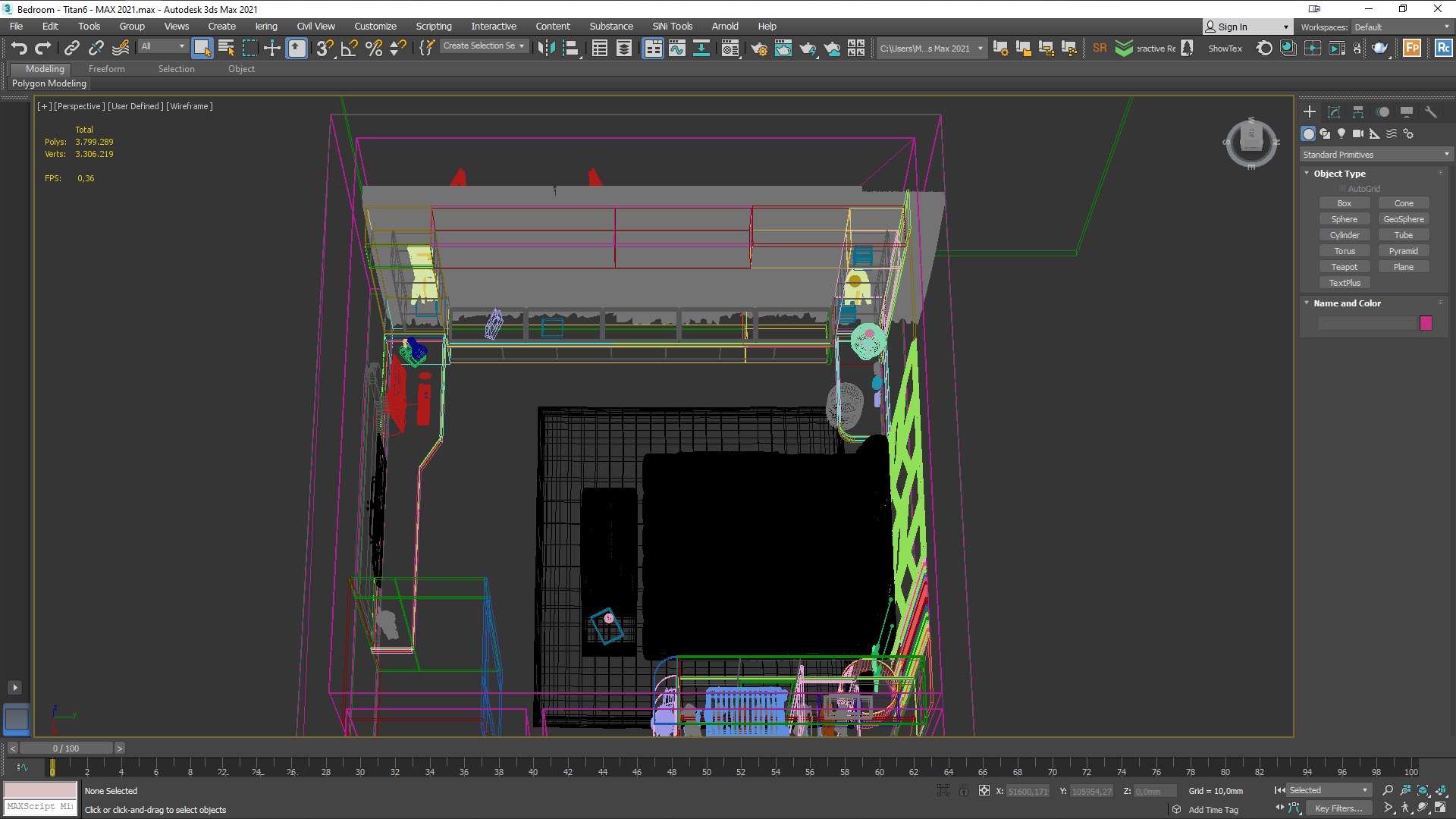 3D Bedroom Collection 1 Of Titan6 - 4 Models - FBX Format 3D Model ...