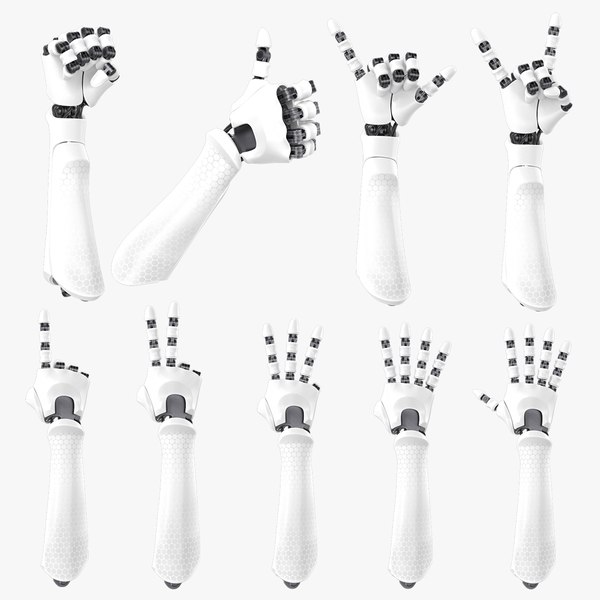 3d robot hand model