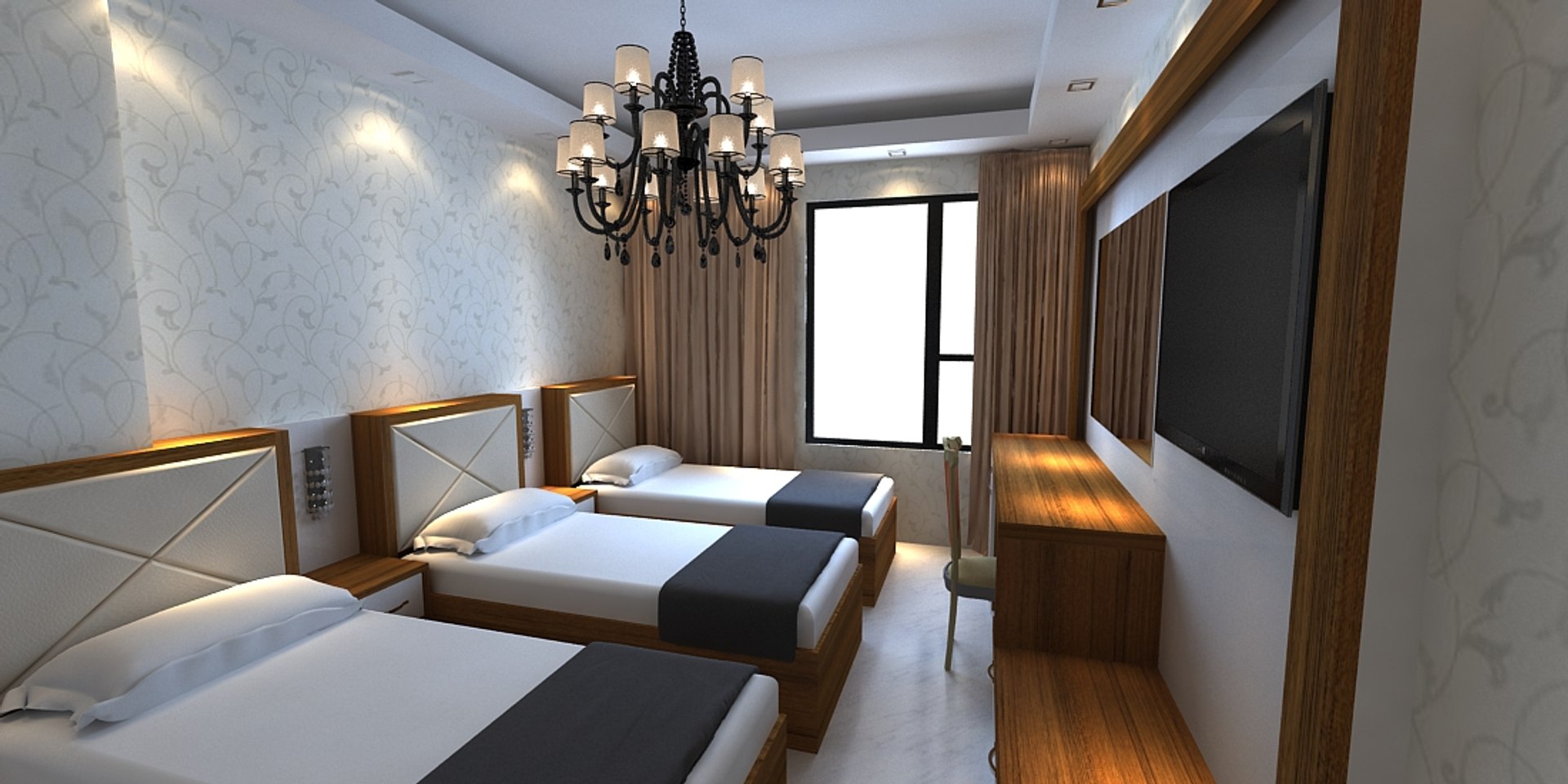 Hotel design model - TurboSquid 1335393
