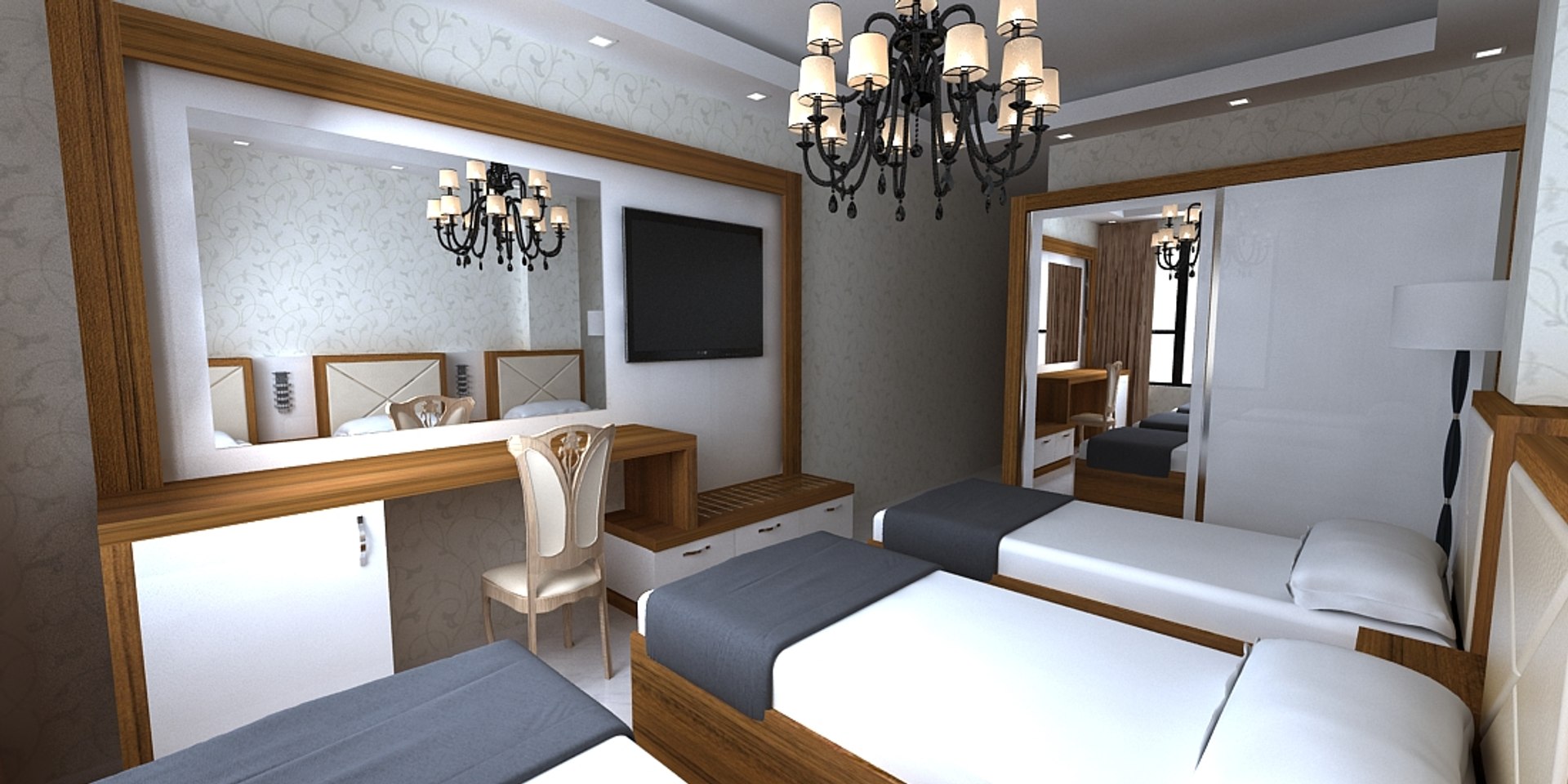 Hotel design model - TurboSquid 1335393