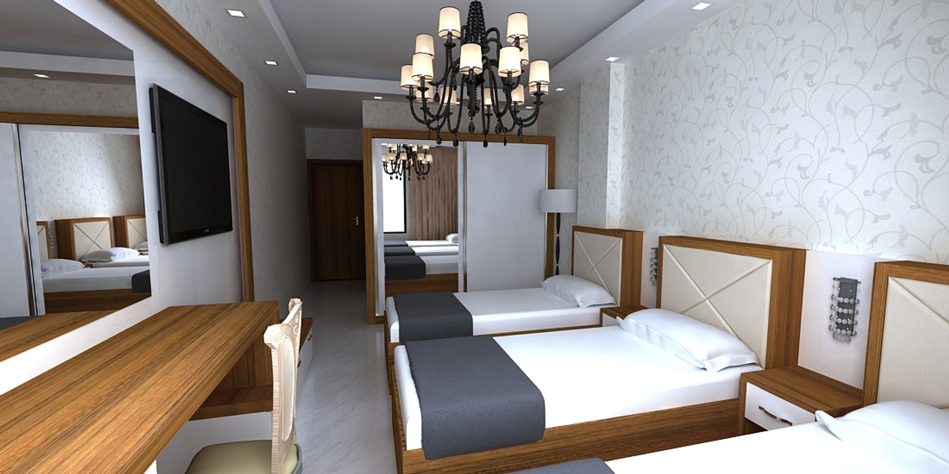 Hotel design model - TurboSquid 1335393