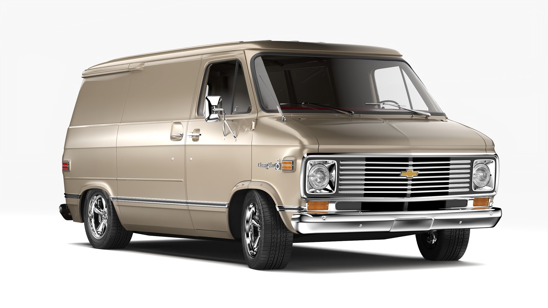 3D Chevrolet G10 Van 1972 - 1977 - TurboSquid 1780355