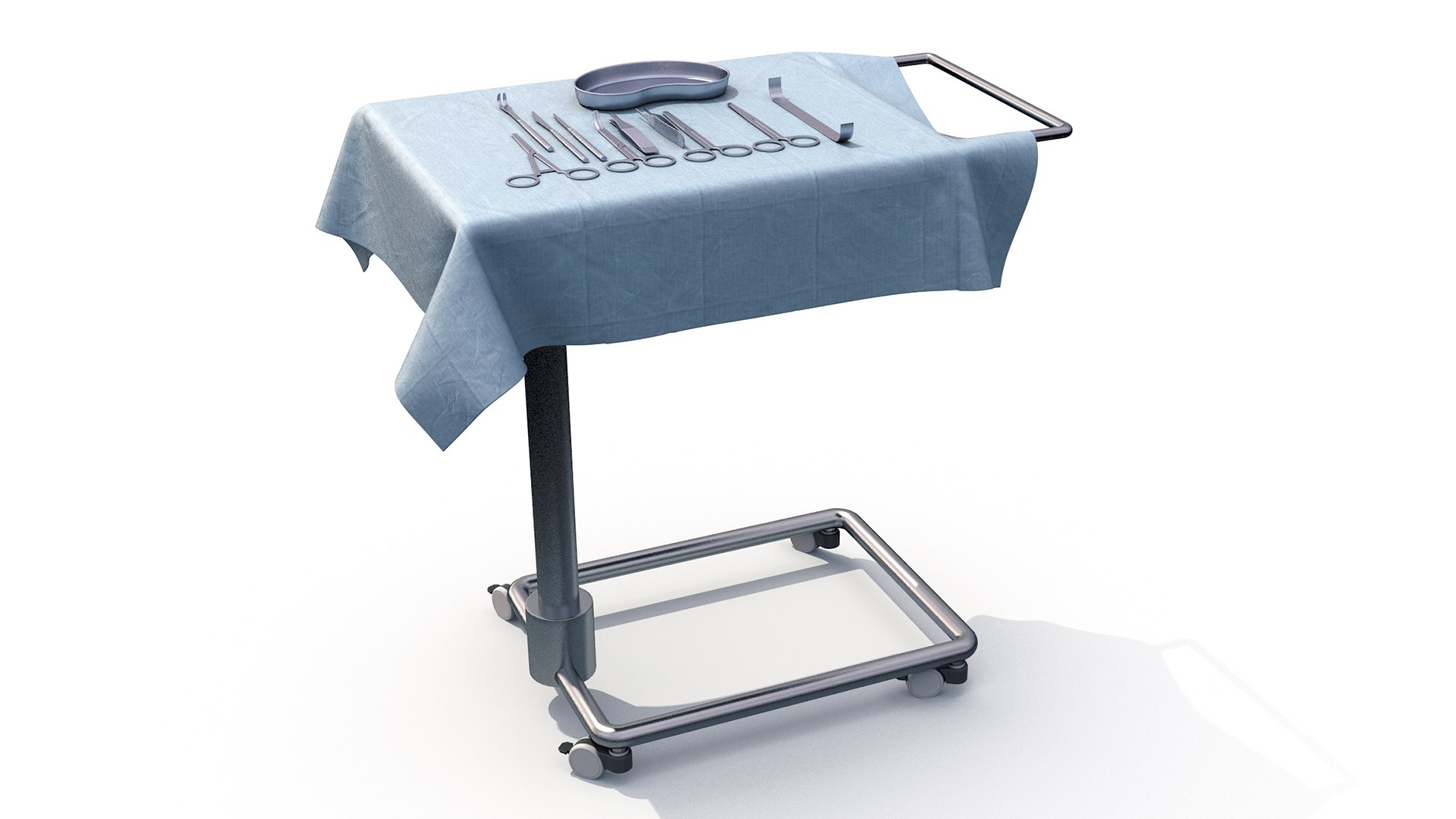 Surgery Back Table 3D model - TurboSquid 2106270