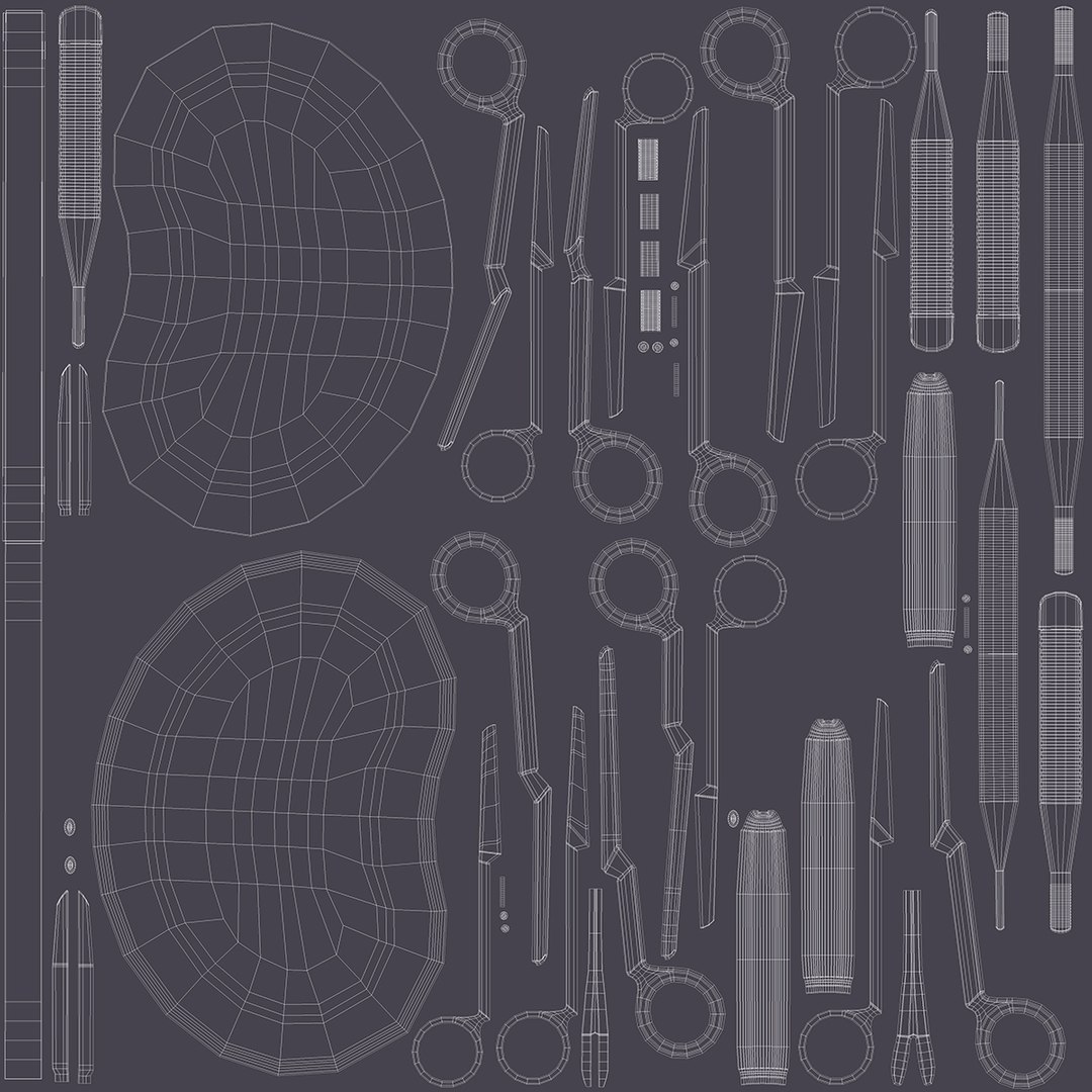 Surgery Back Table 3D model - TurboSquid 2106270