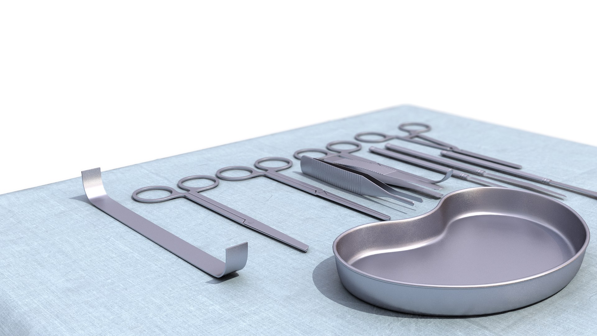 Surgery Back Table 3D Model - TurboSquid 2106270