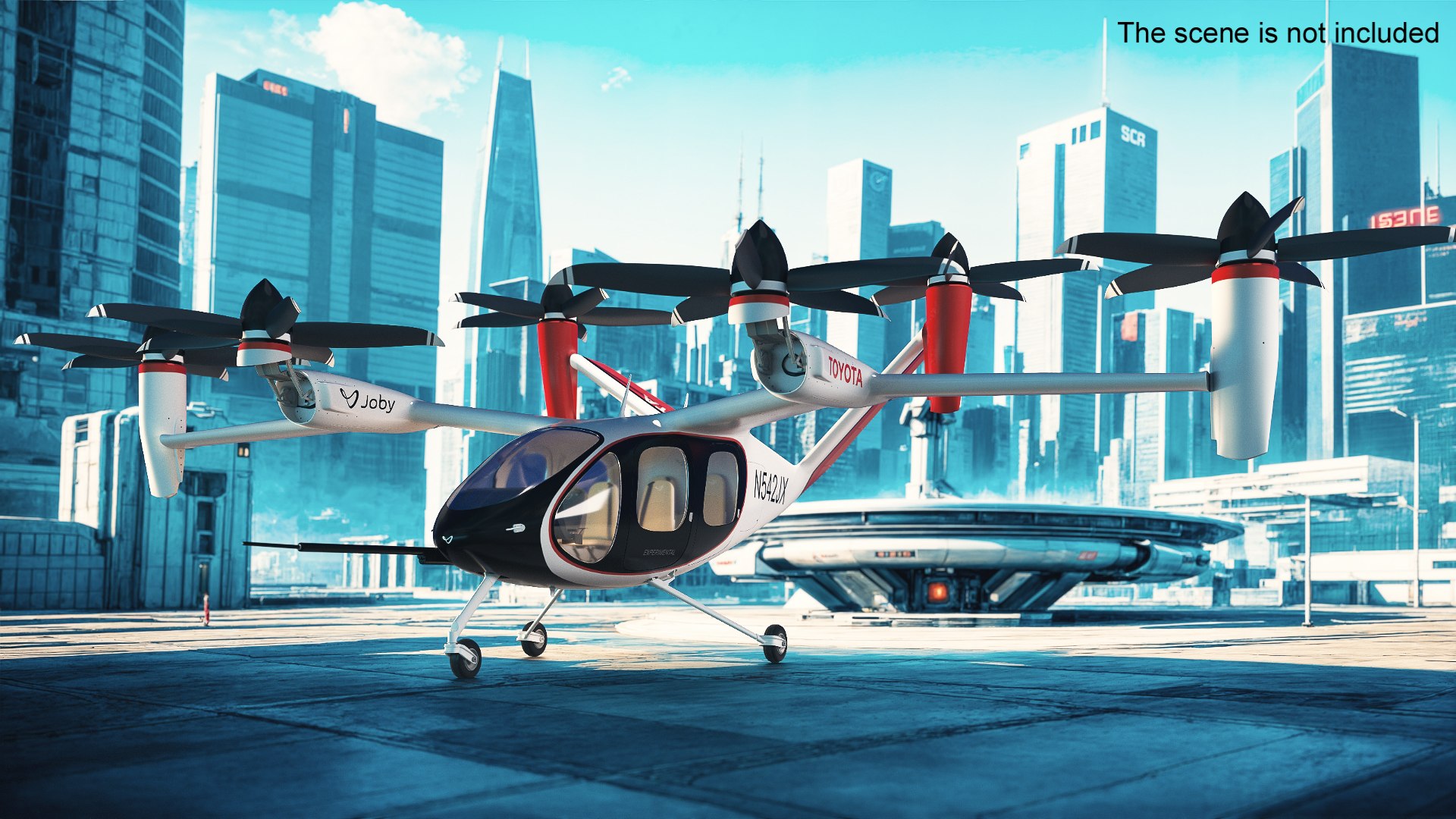 3D Toyota Air Taxi EVTOL - TurboSquid 2408178